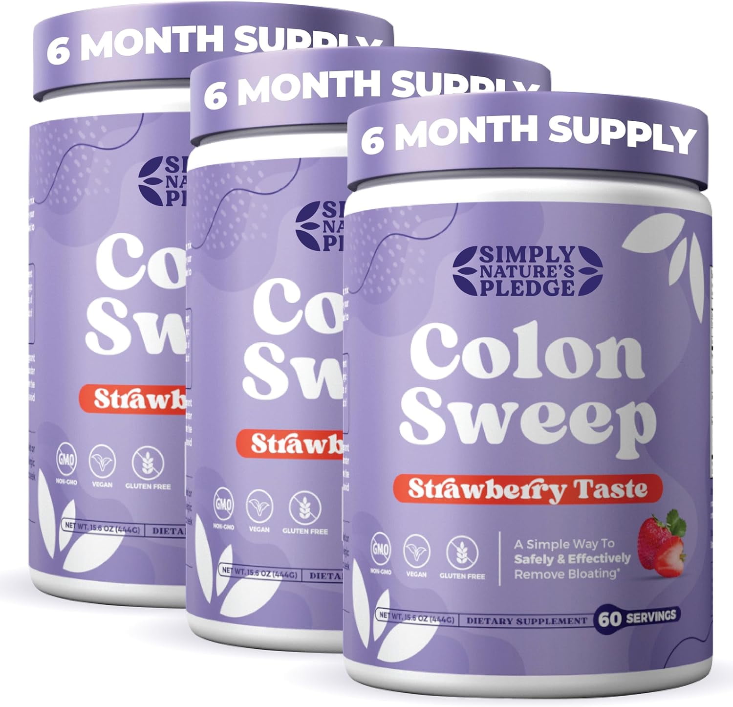 ColonSweep Psyllium Husk Powder Colon Cleanser - Vegan, Gluten Free ...