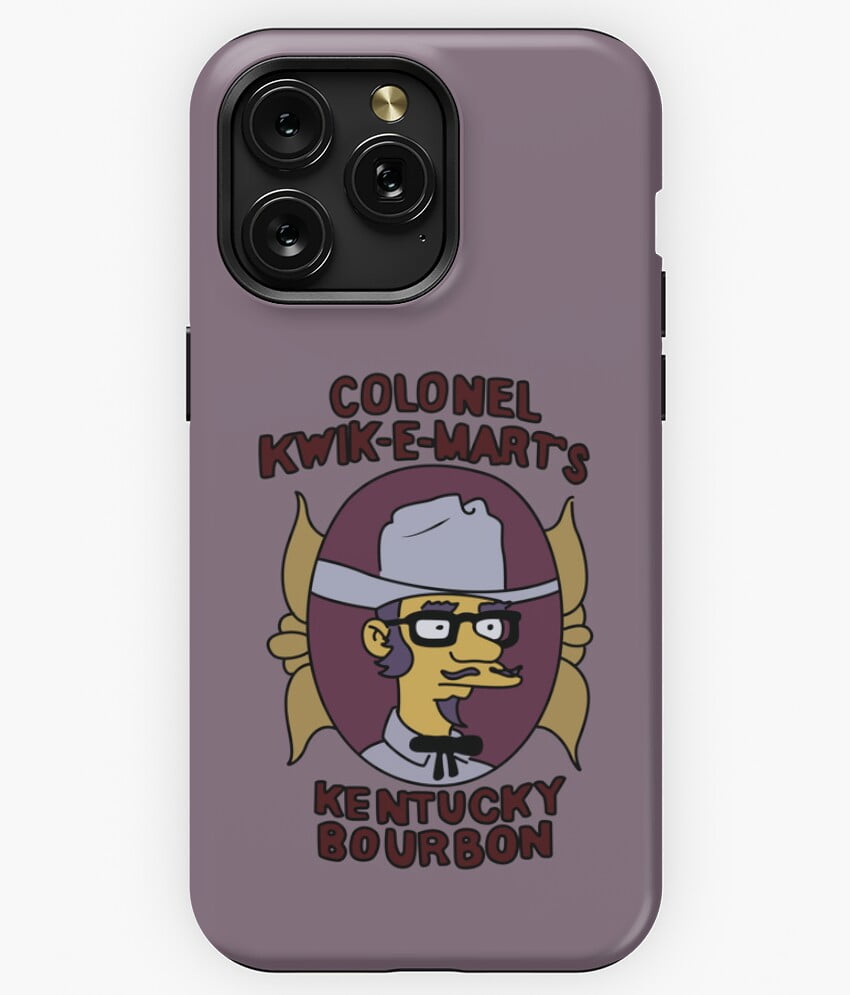 Colonel Kwik-E-Mart Kentucky Bourbon Parody A17195 Phone Case for ...