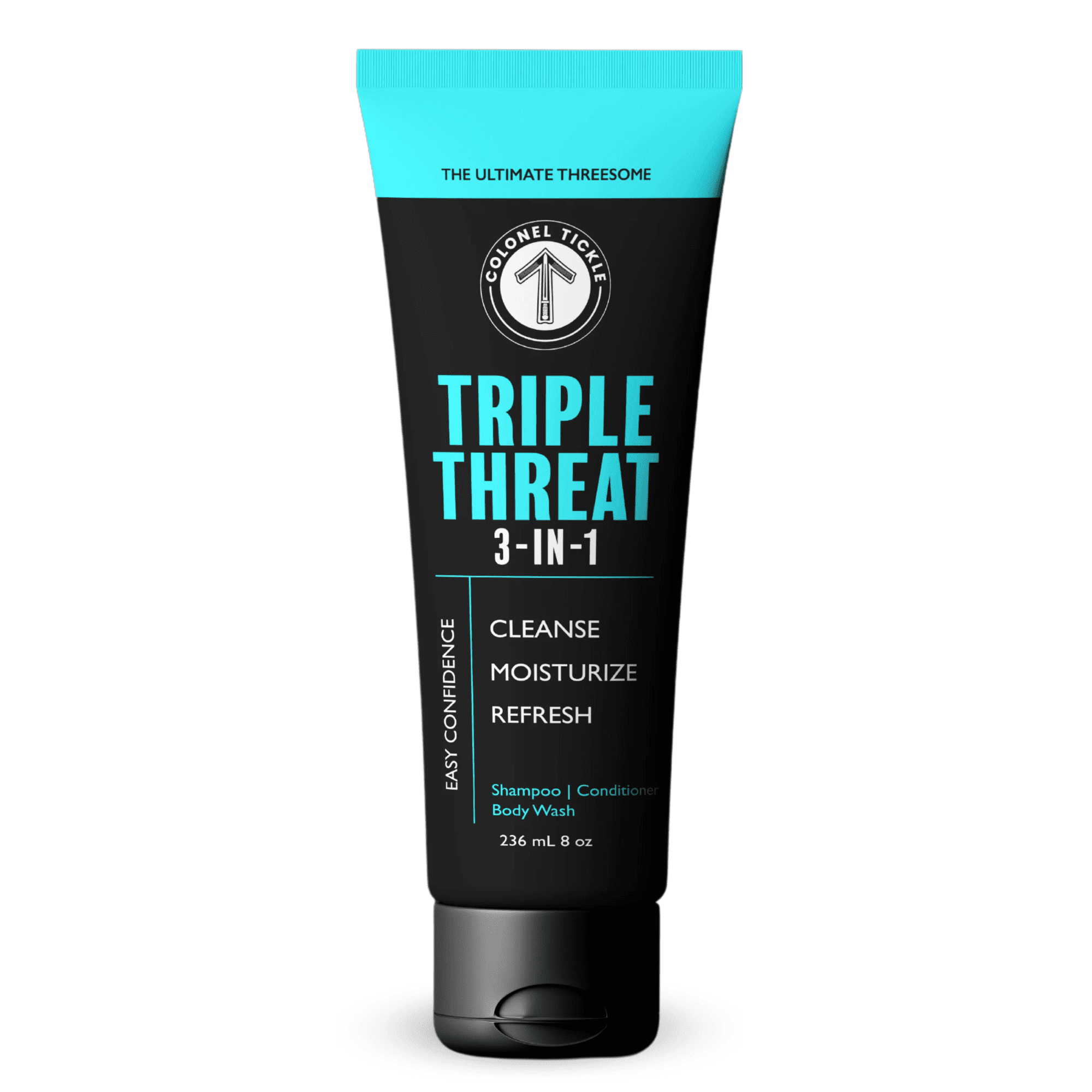 Colonel Tickle Triple Threat 3-in-1 Shampoo, Conditioner & Body Wash ...