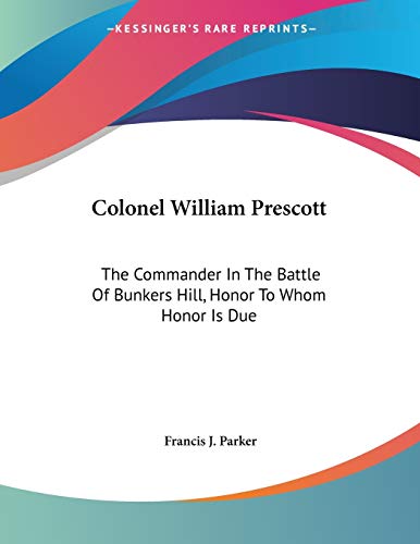 Colonel William Prescott The Commander I - Walmart.com