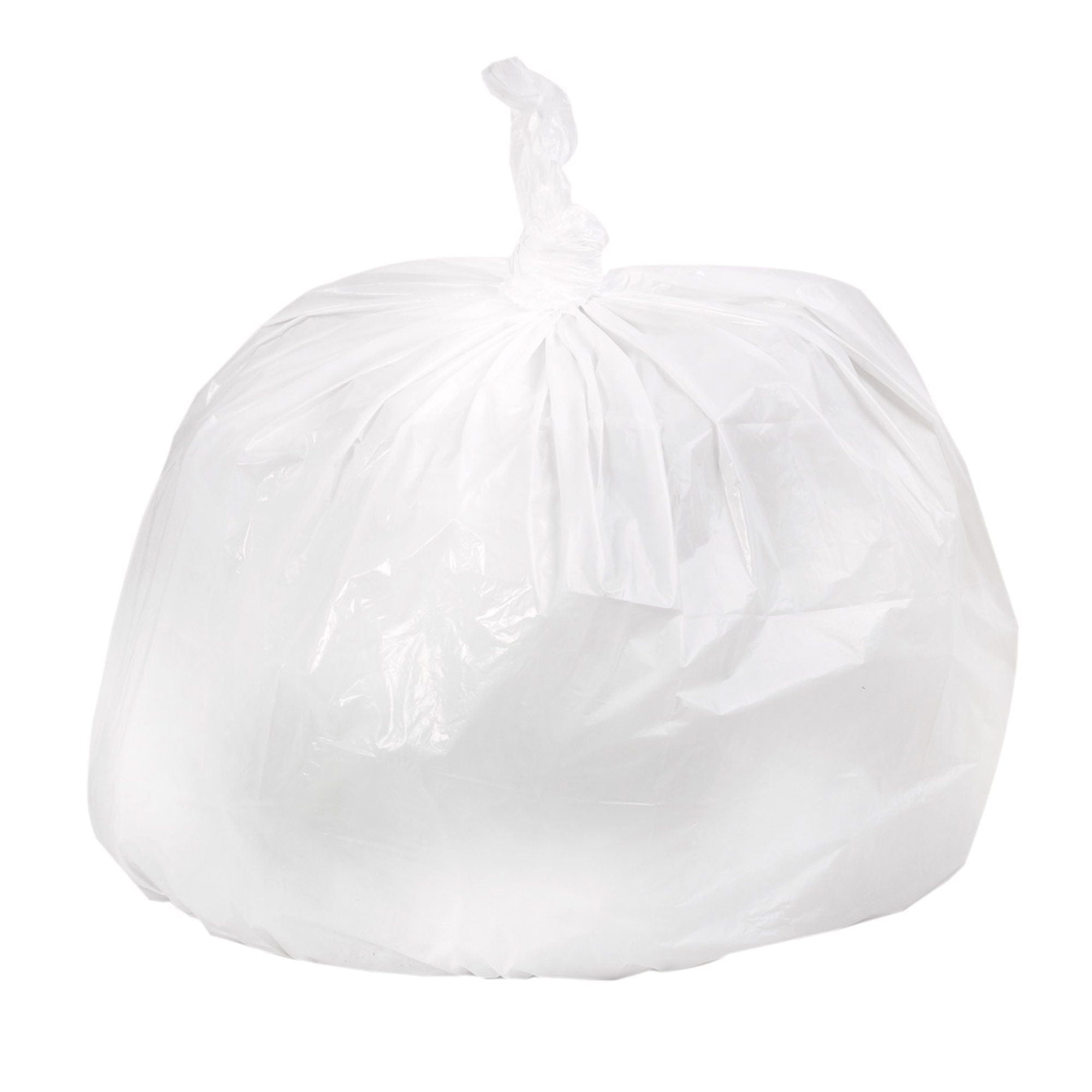 Colonial Bag Extra Heavy Duty Tuff Trash Bag, White, 33 gal. (CS/150 ...