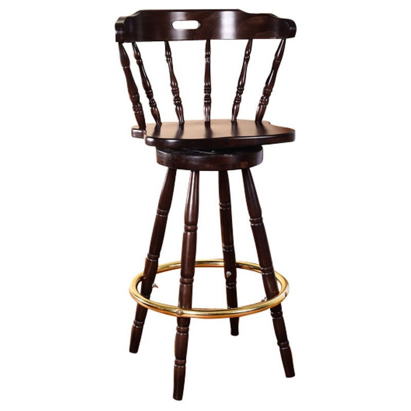Colonial Bar Stool in Walnut - Walmart.com