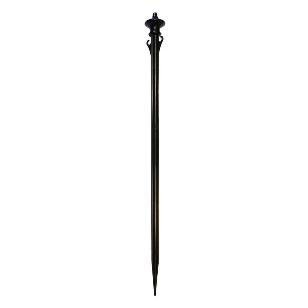 Colonial Black Ground Pole (24-Pack) - Walmart.com
