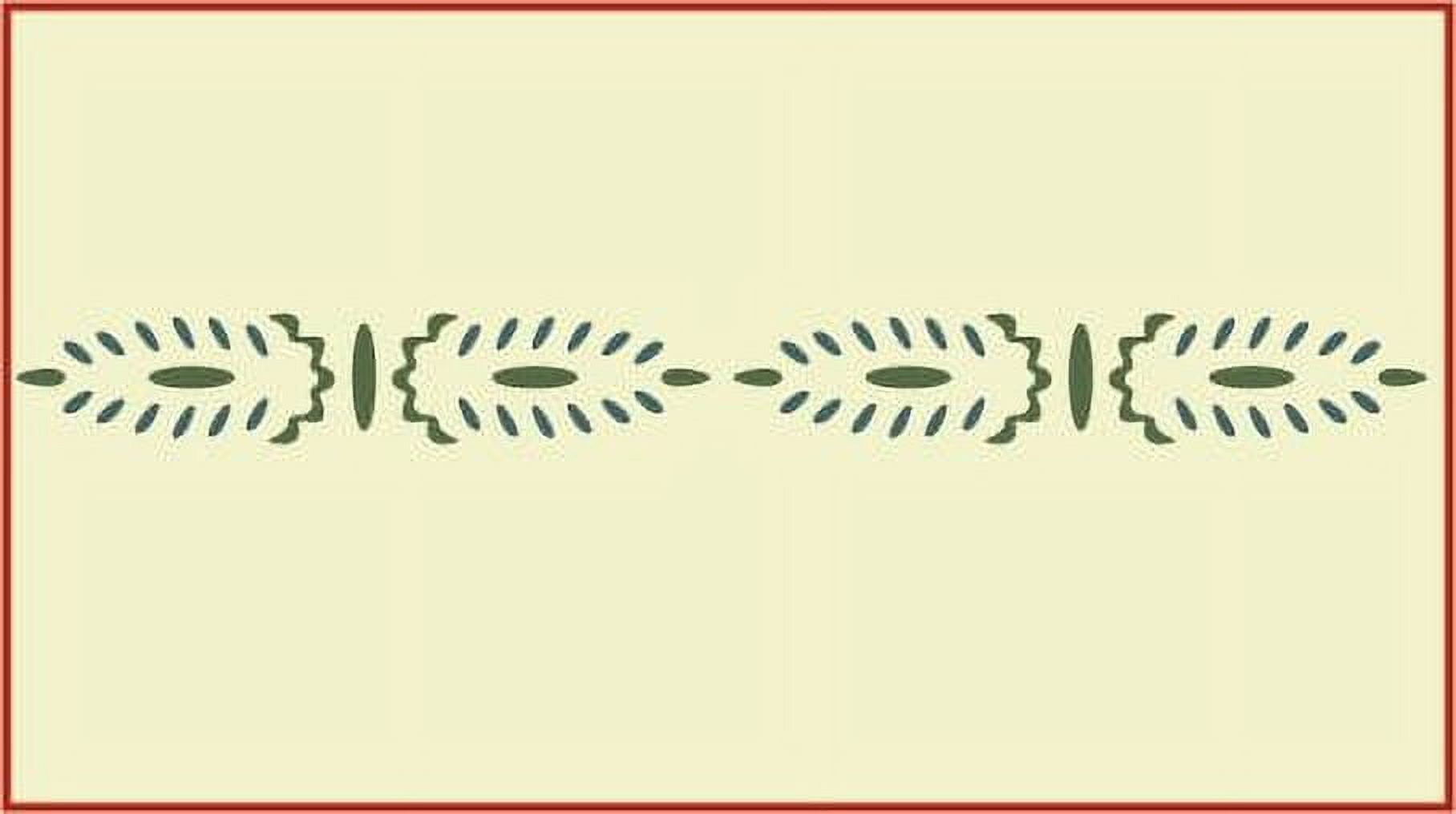 Colonial Border Stencil - Folk Art DIY Art & Craft Mylar - The Artful ...