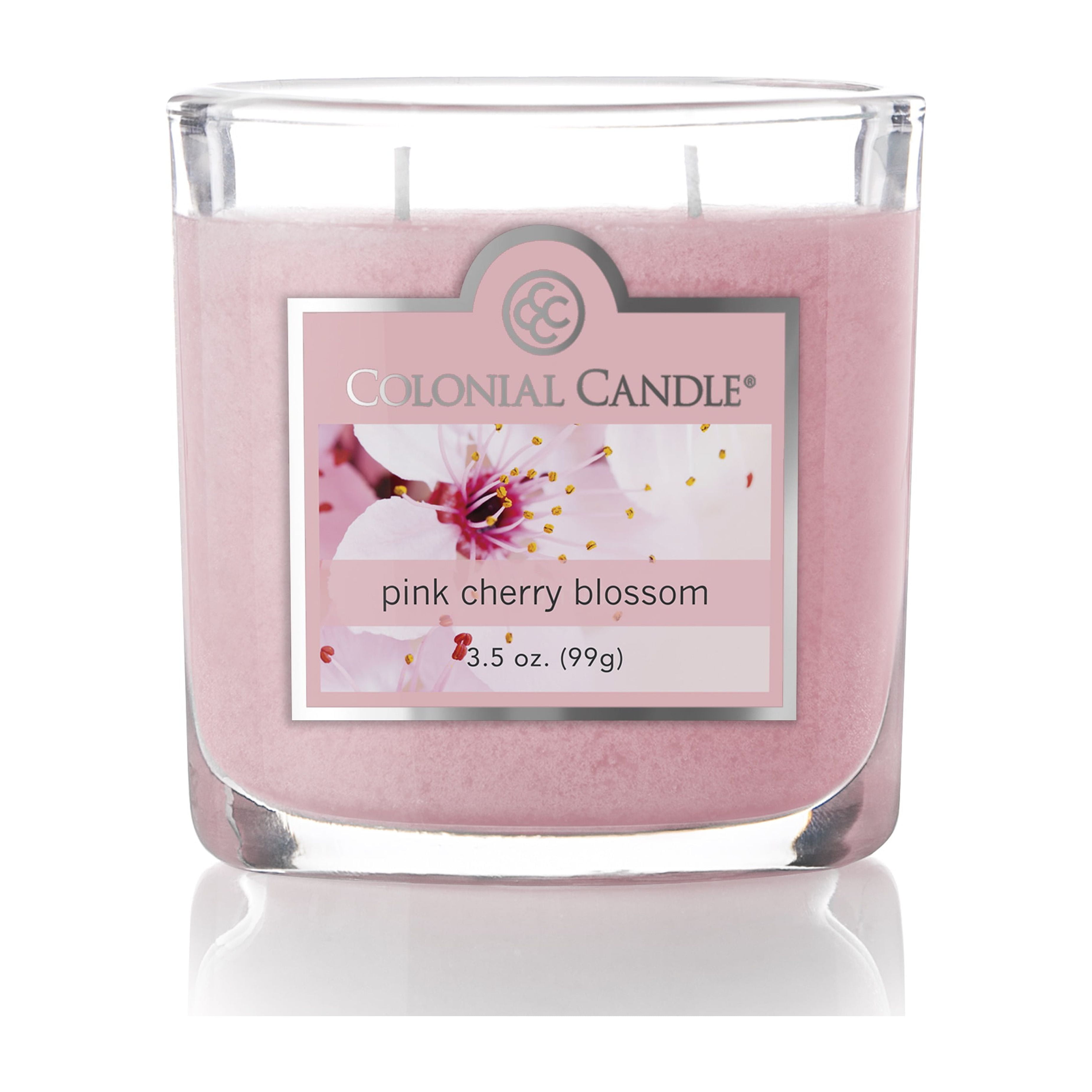Colonial Candle Pink Cherry Blossom Scented Jar Candle - Classic Ovals ...