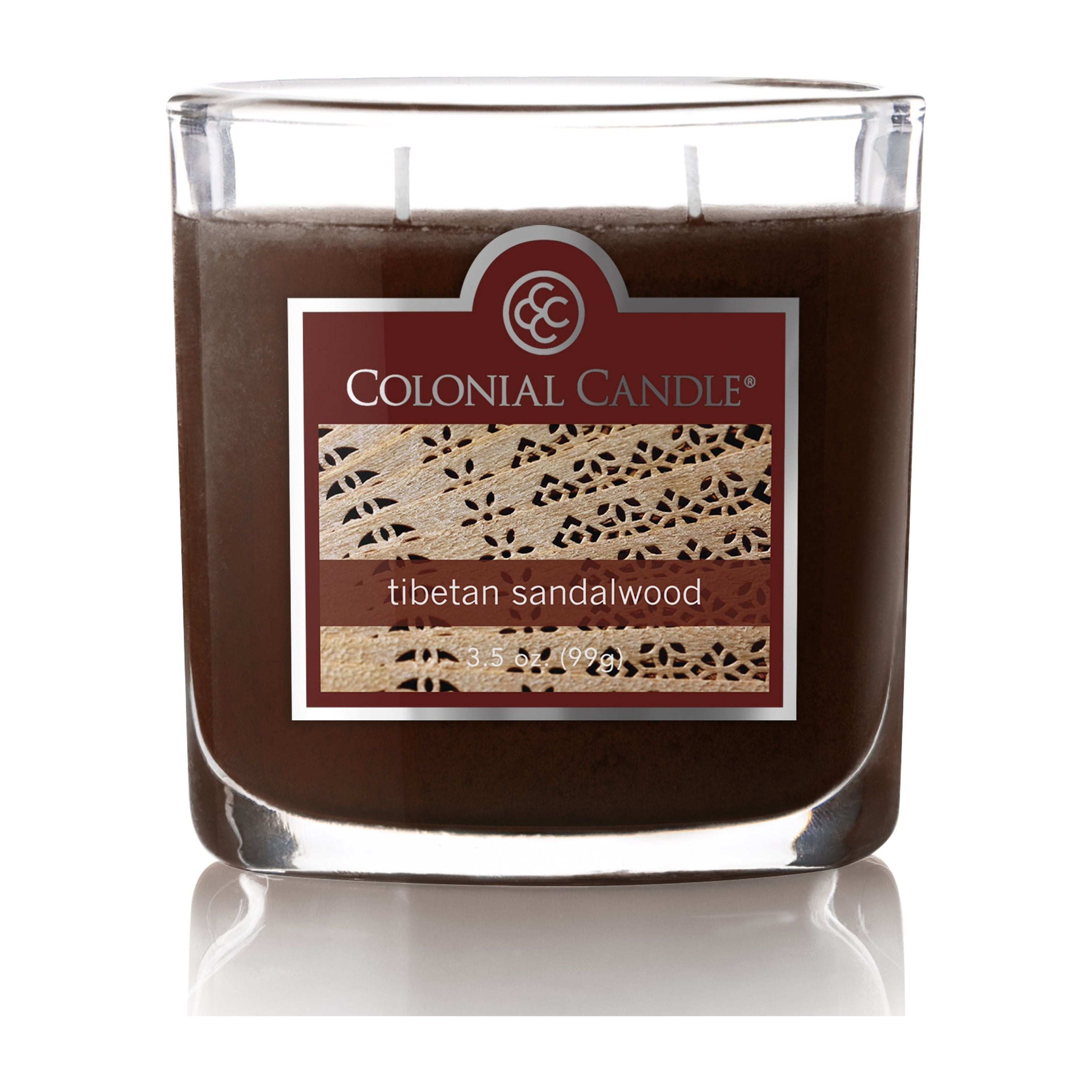 Colonial Candle Tibetan Sandalwood Scented Jar Candle - Burn - Walmart.com