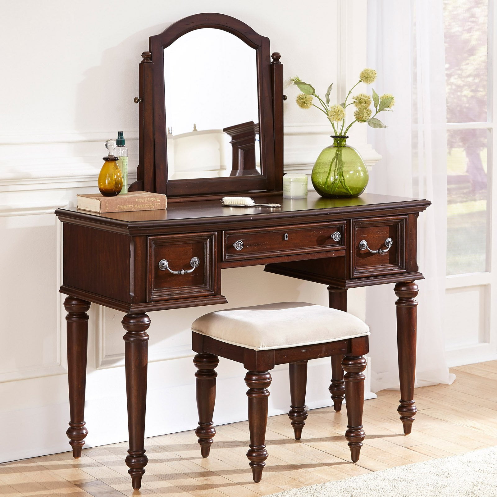 Colonial Classic Vanity and Bench - Walmart.com
