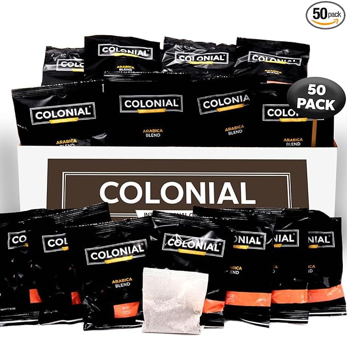 Colonial In-Room Decaf Ground Coffee Filter Packs for Hotel Rooms ...