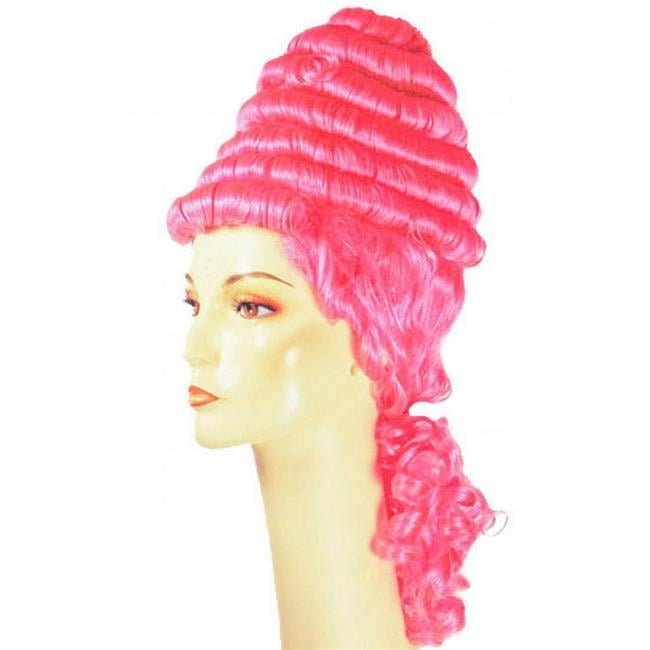 Colonial Lady Tow N Hot Pink & Neon 10 Wig Costume - Walmart.com