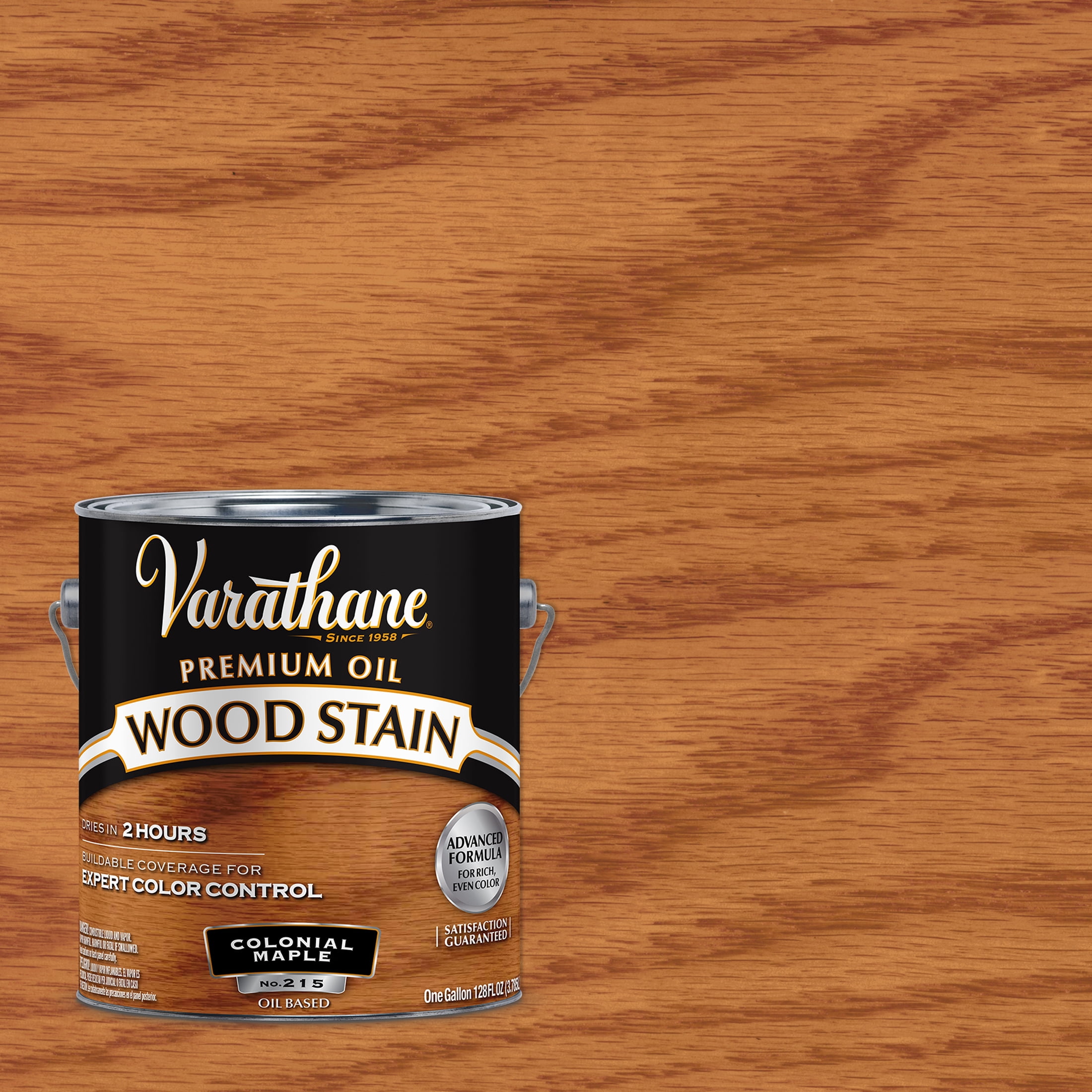 2 Pack, Colonial Maple, Varathane Premium Oil-Based Interior Wood Stain ...