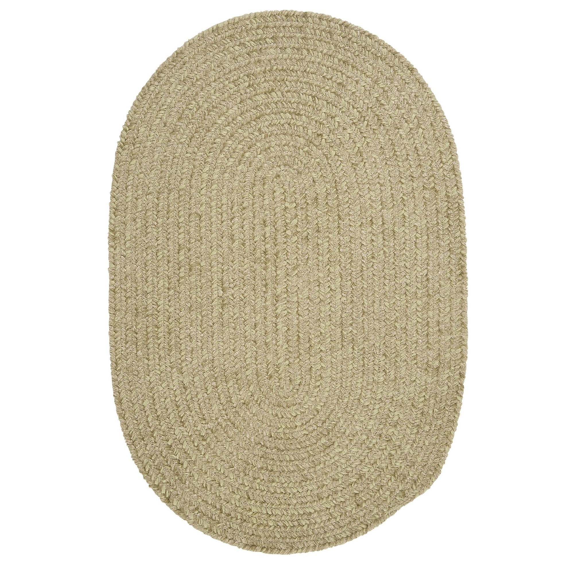 Colonial Mills 12' Olive Green Round Handmade Braided Area Throw Rug ...