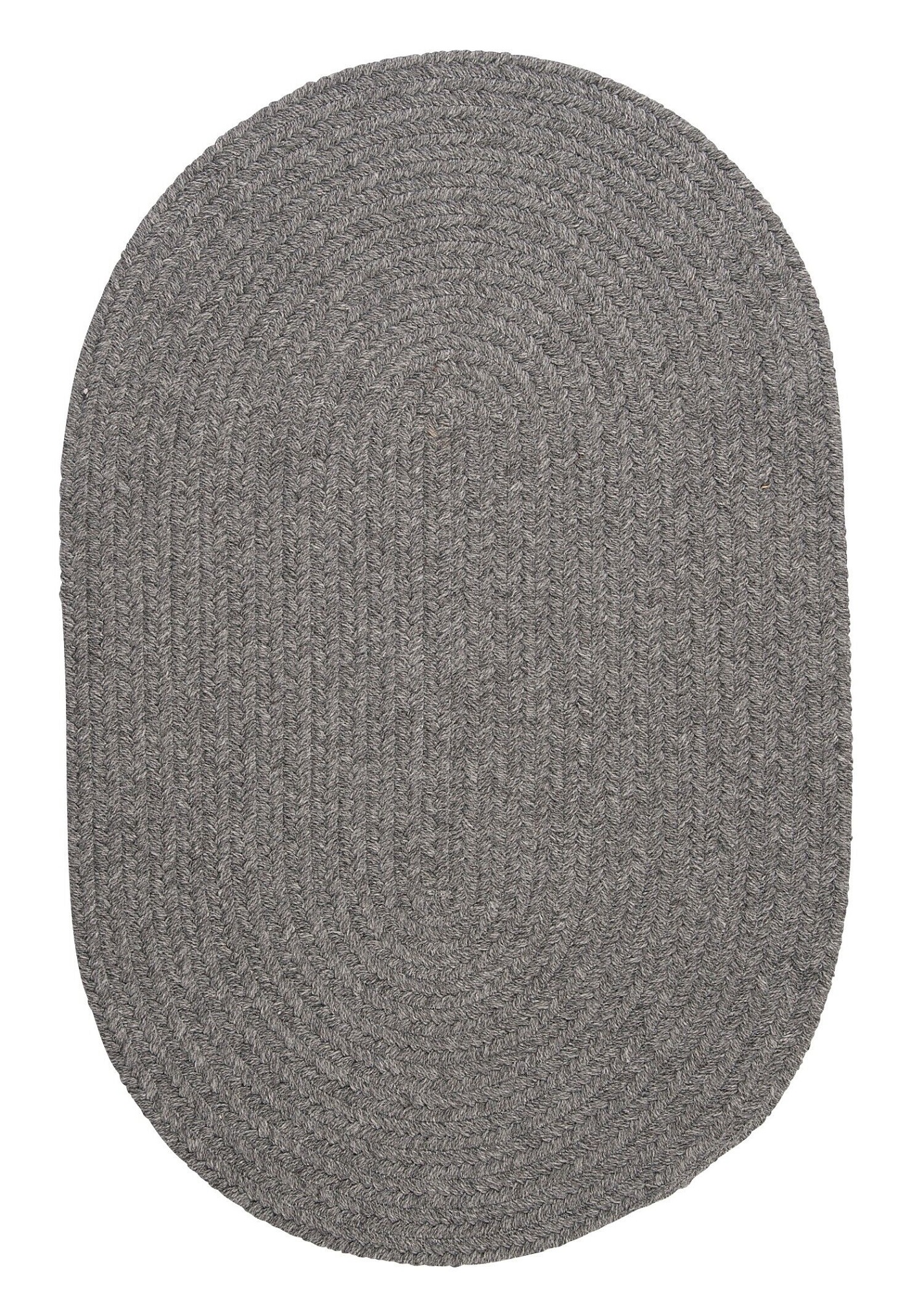 Colonial Mills 2' x 3' Gray Reversible Oval Throw Rug - Walmart.com
