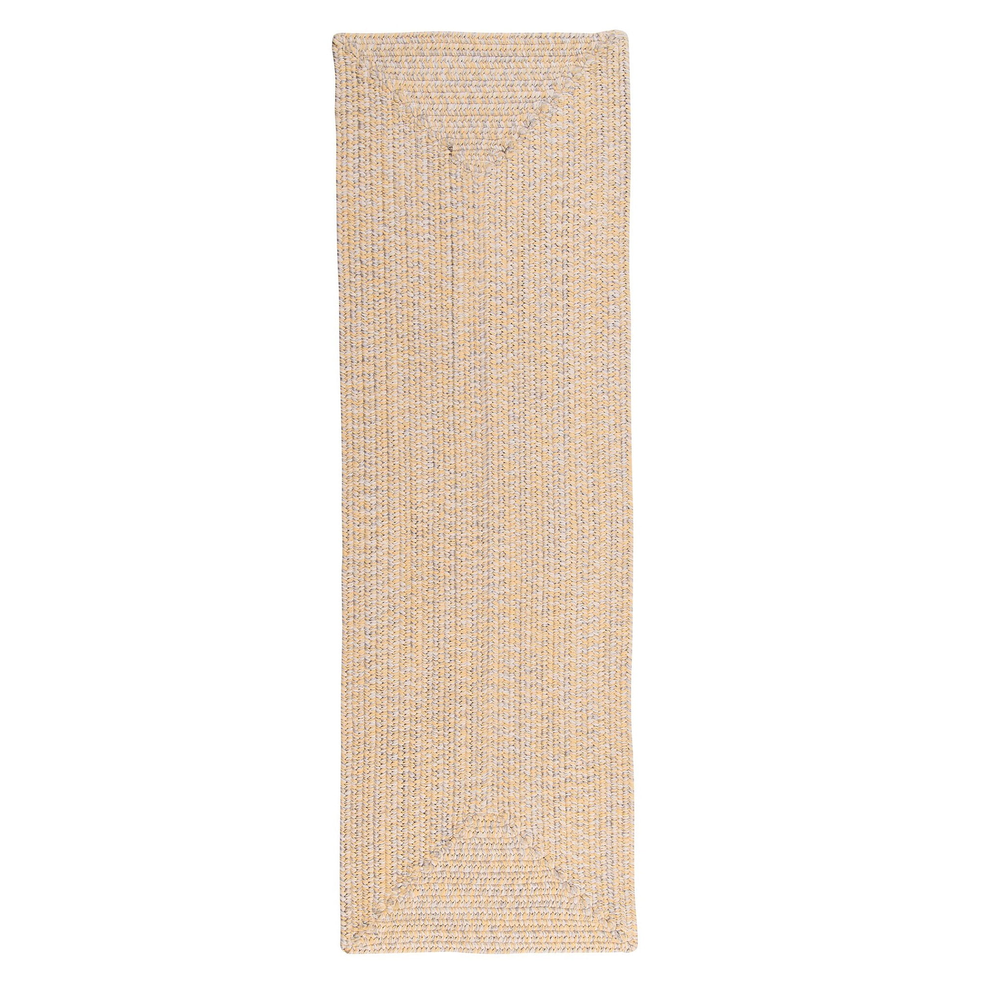 Colonial Mills 2' x 8' Yellow and Gray Rectangular Area Throw Rug ...