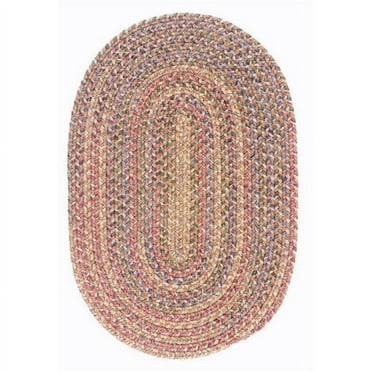 Homespice Azalea Jute Multi Color Braided 6x9’ Rug for Living Room ...