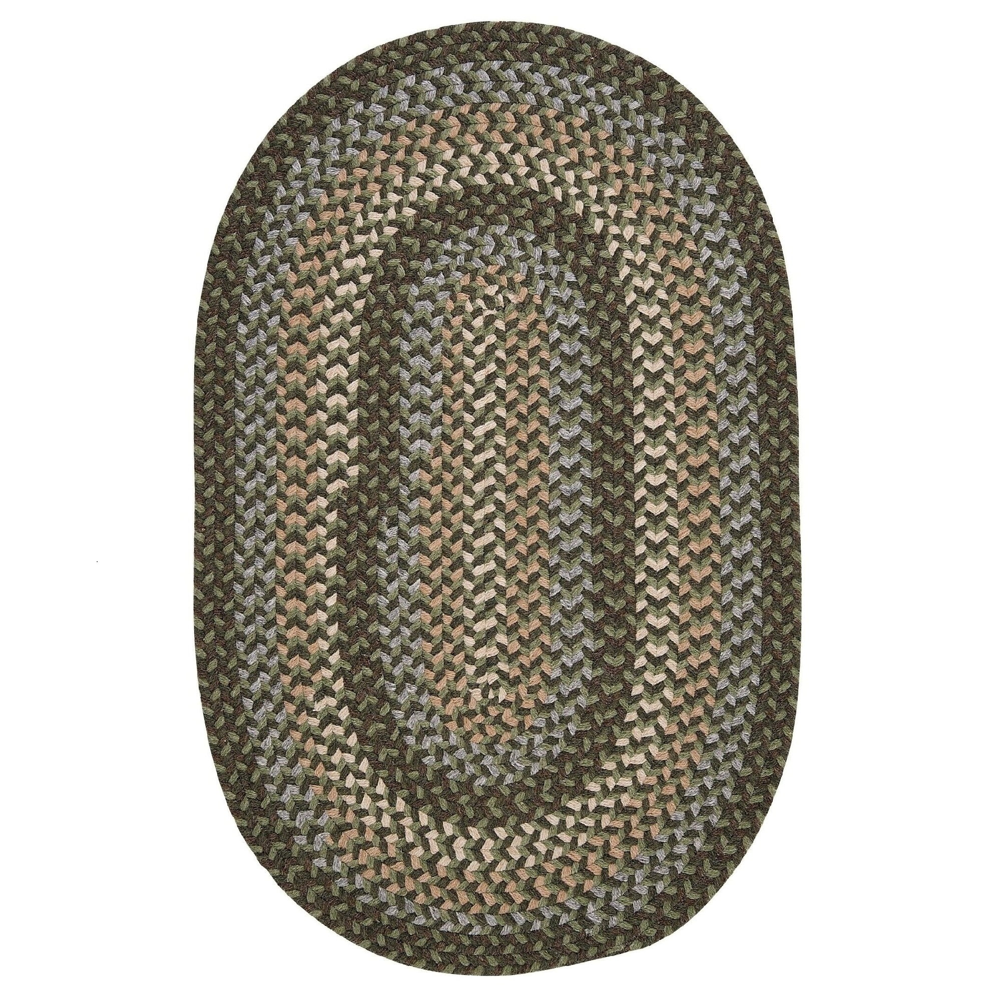 Colonial Mills 5' x 7' Reversible Handcrafted Oval Wool Braided Area ...