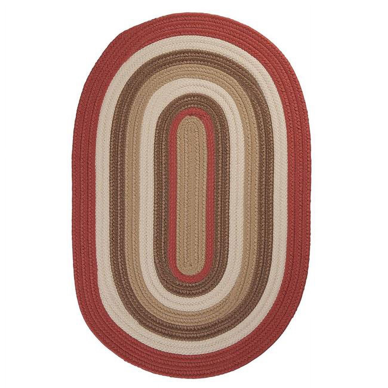 Colonial Mills 7 ft. Brooklyn Traditional Round Rug - Terracotta ...