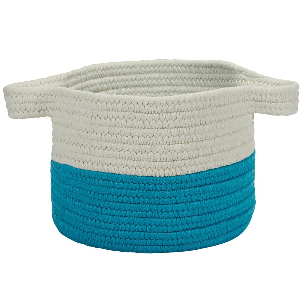Colonial Mills Beach Bum Basket - Teal 15"x15"x12" Storage Basket ...