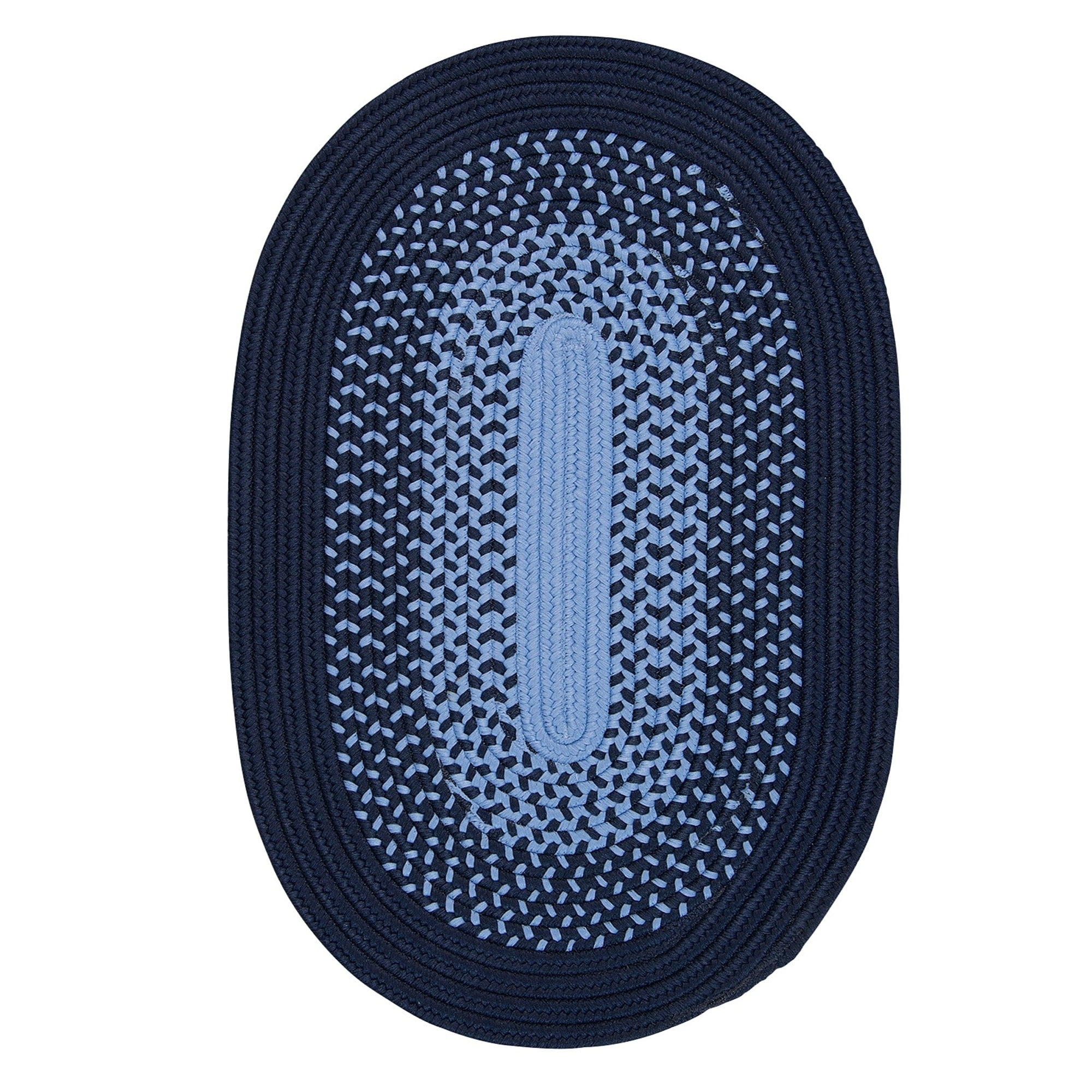 Colonial Mills Beach Party Indoor Outdoor Polypropylene Ombre Braided ...