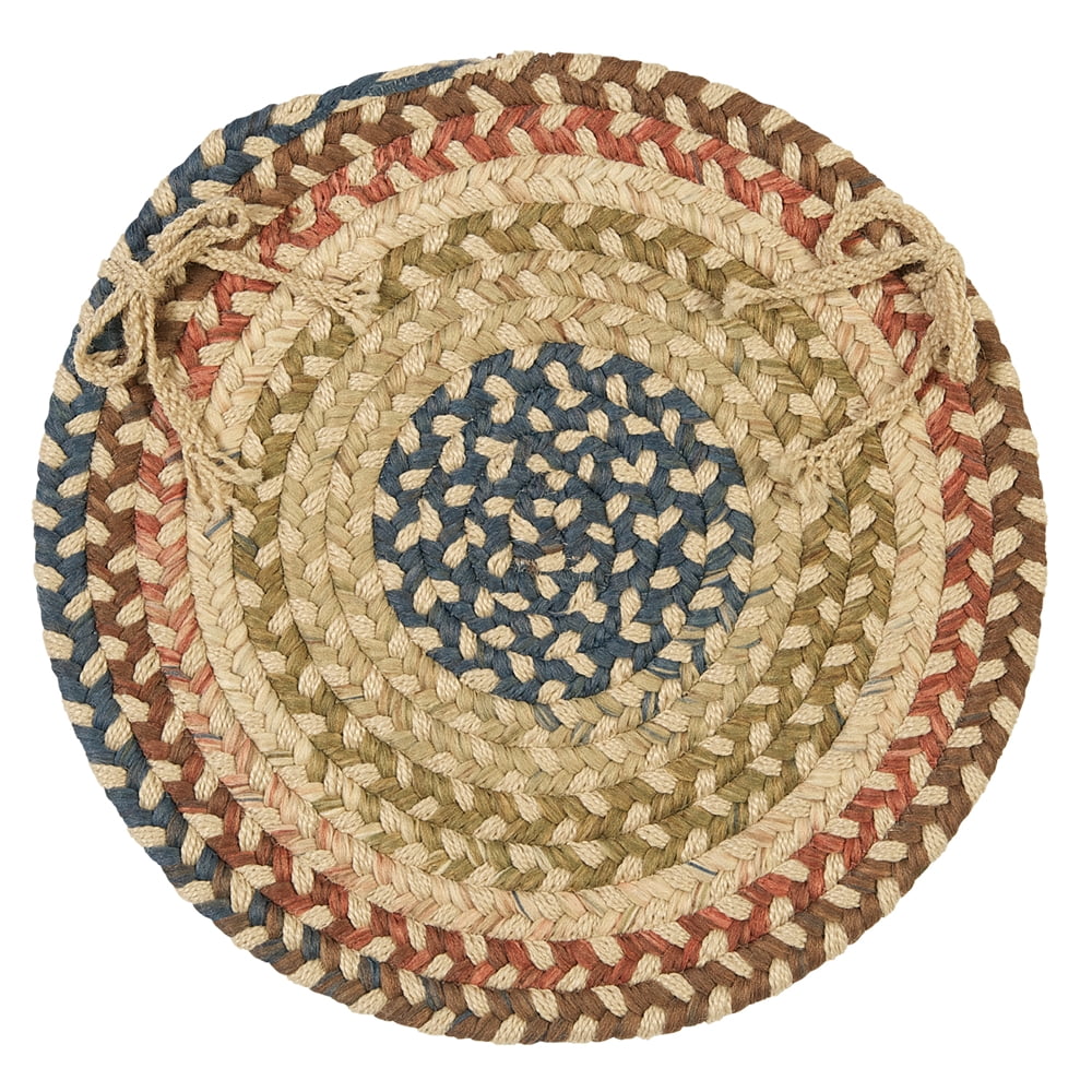 Colonial Mills Cedar Cove- Natural Chair Pad (set 4) - Walmart.com