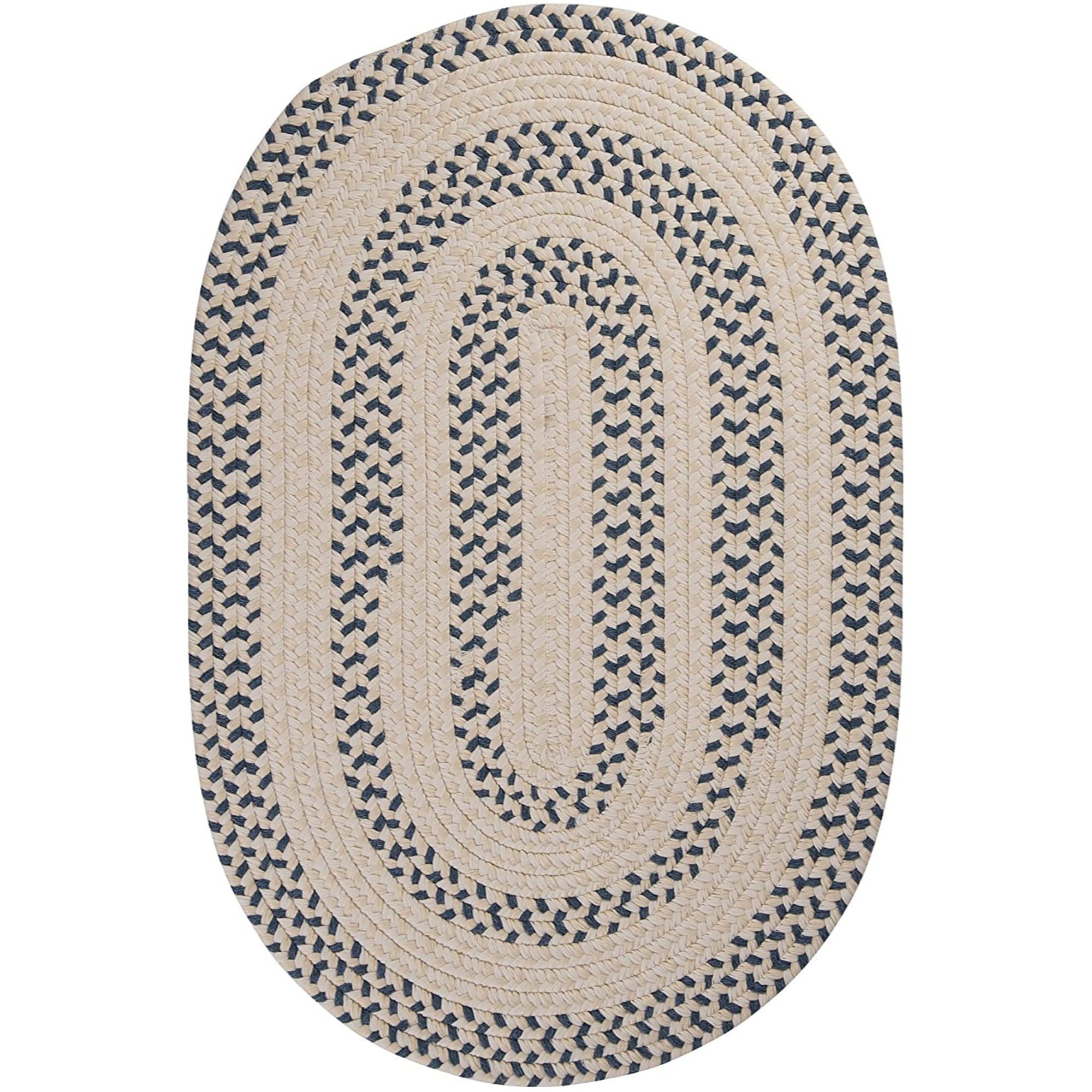 Colonial Mills Denim Blue and Beige Area Throw Rug Sample - Walmart.com