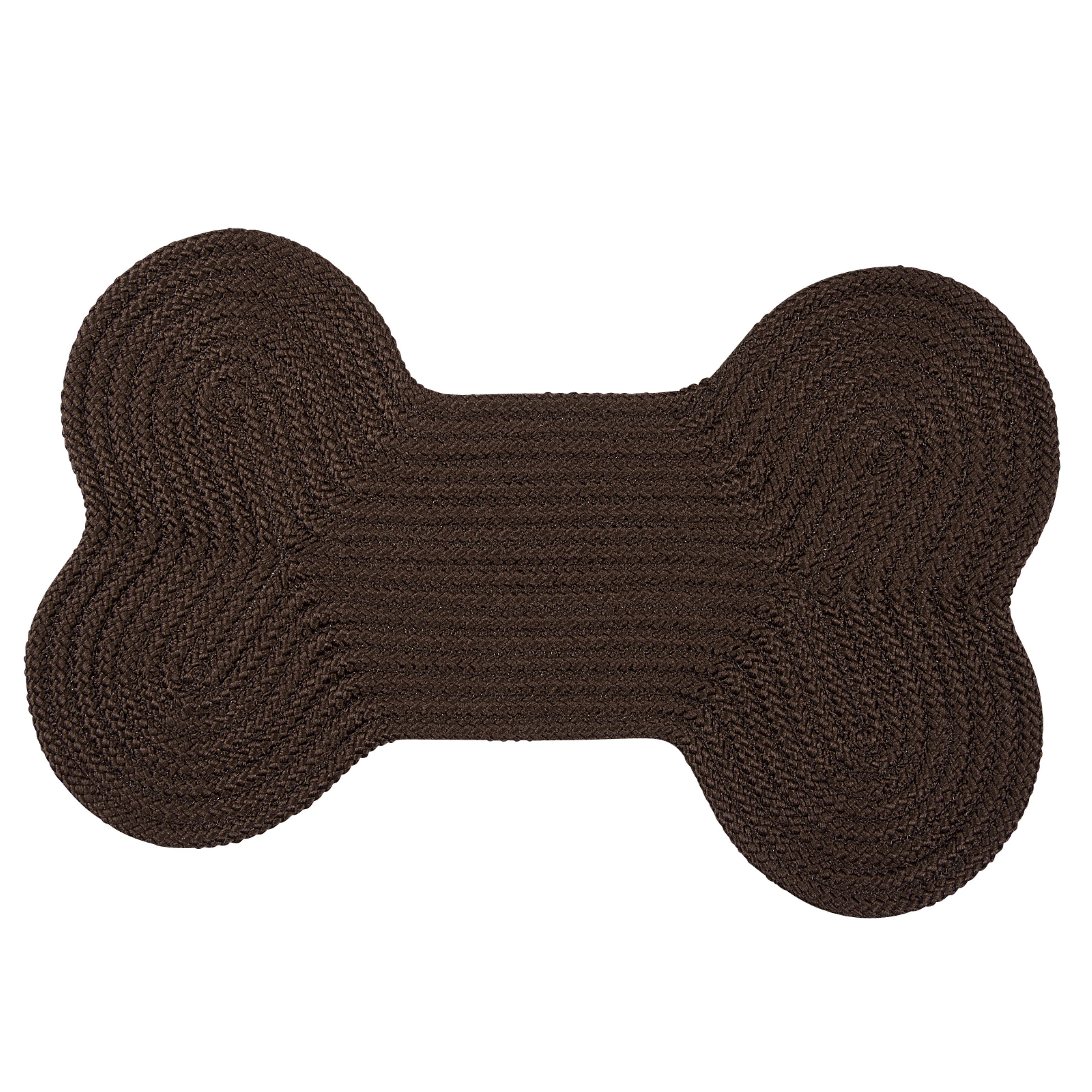 Colonial Mills Doggy Days Assorted Color Reversible Dog Bone Rug Brown ...