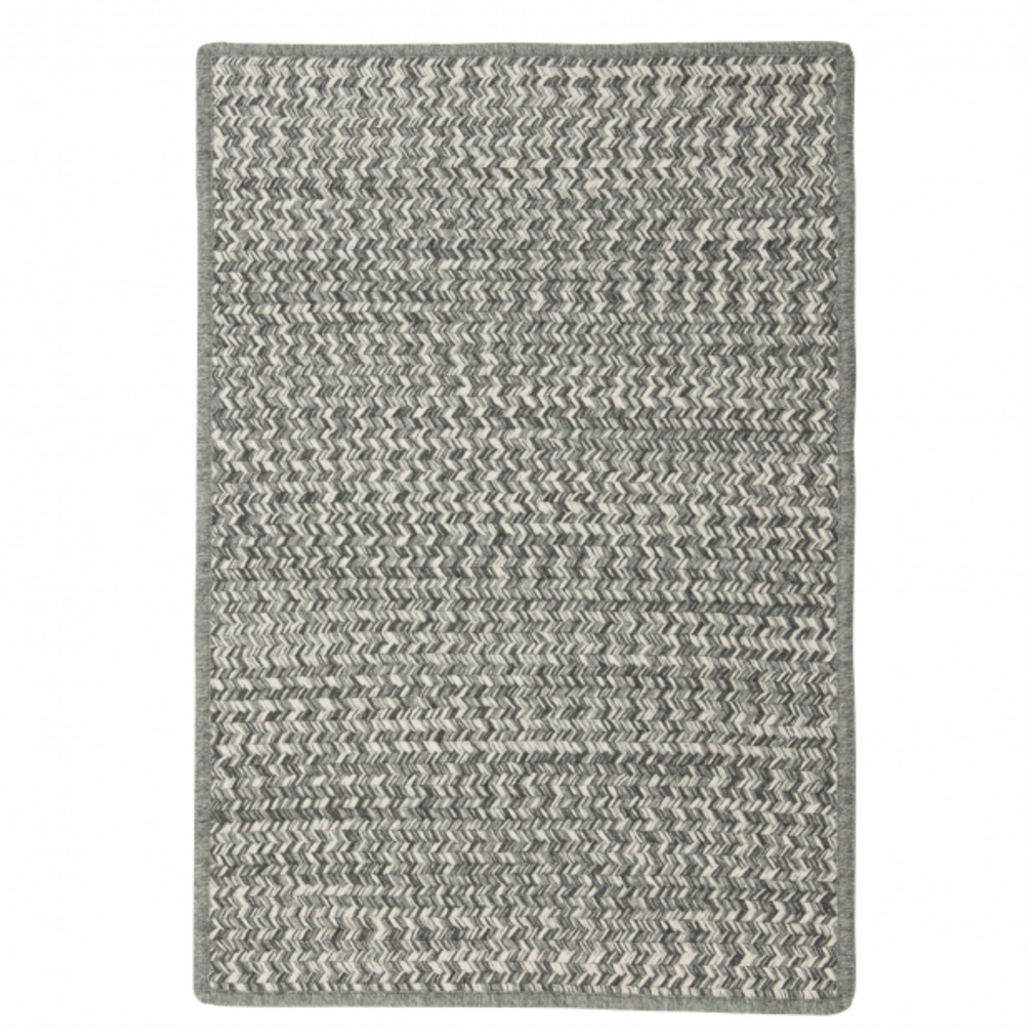 Colonial Mills Hayley Tweed Wood Blend Indoor Braided Rug Gray 14X18 12 ...