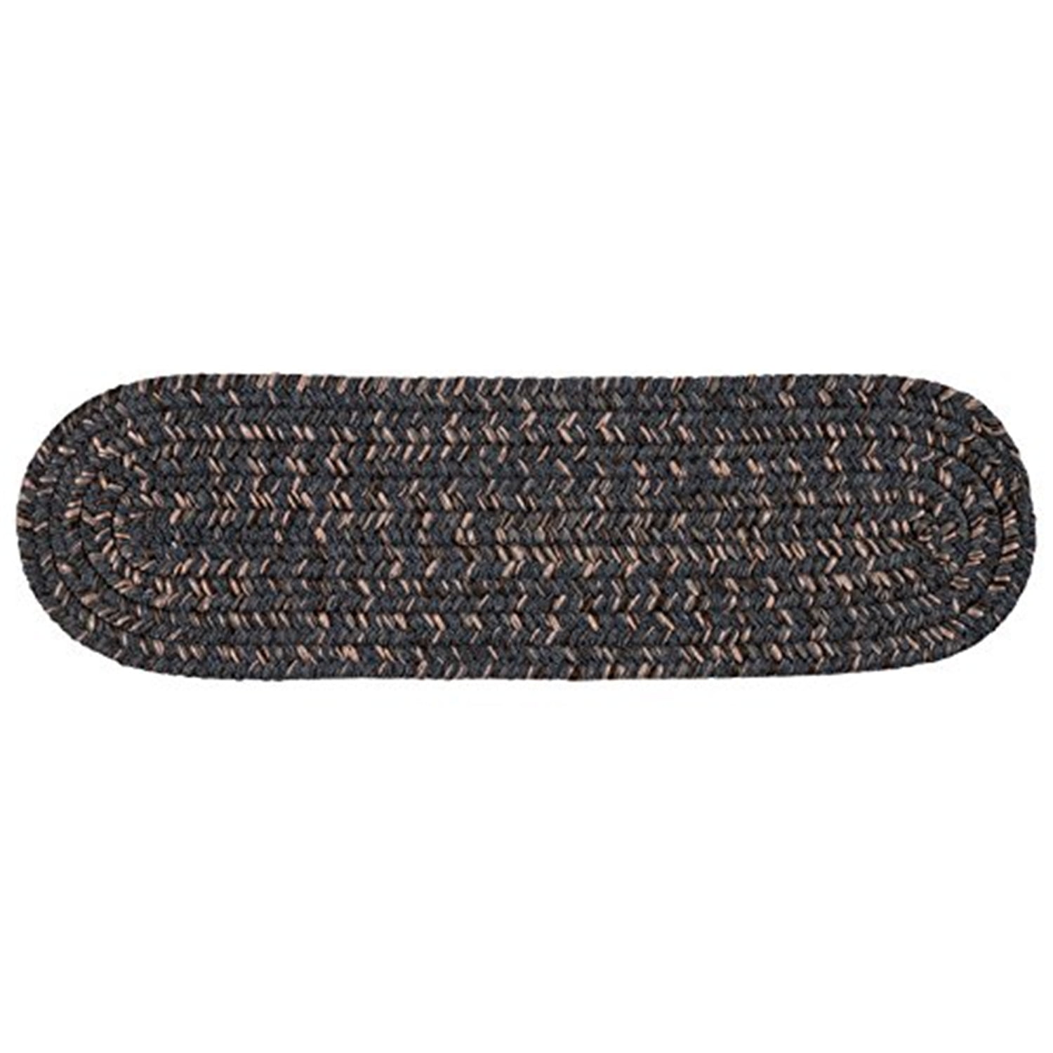 Colonial Mills Hayward Wool Blend Stair Treads Charcoal 8"x28" (SET 13 ...