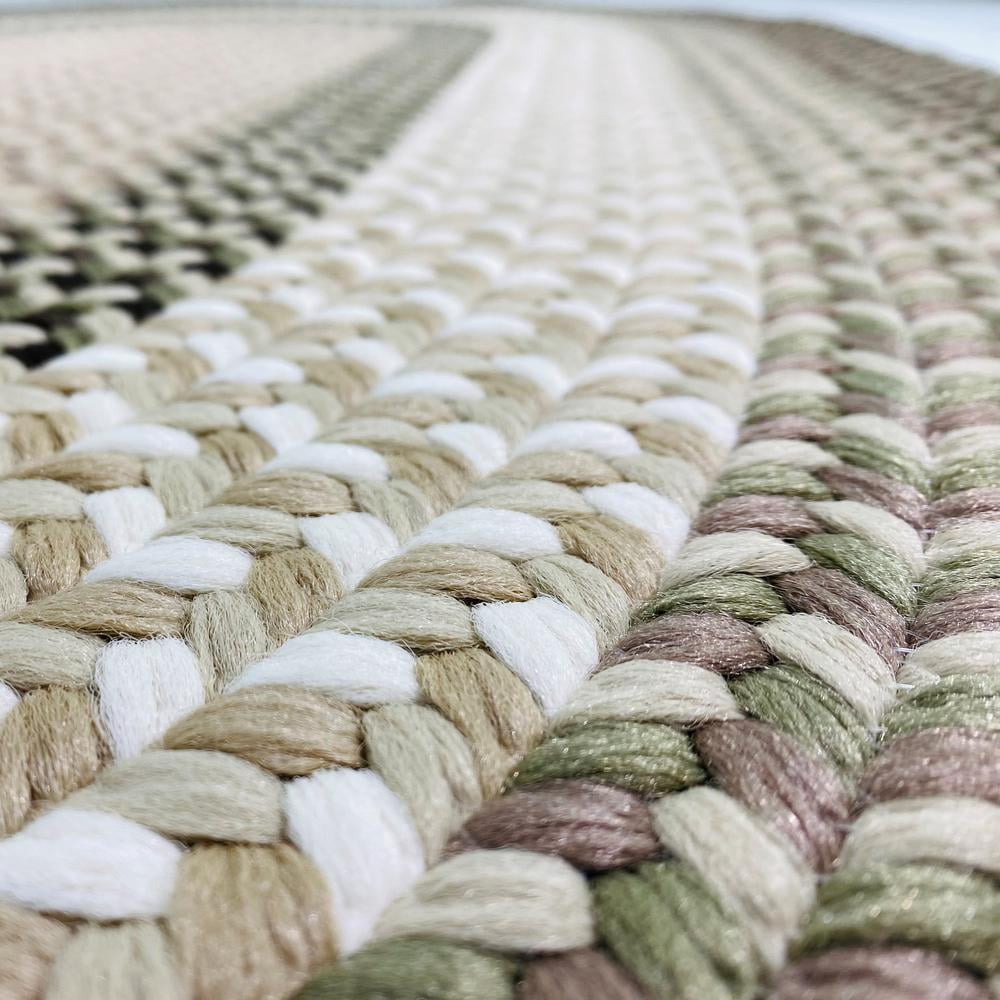 Colonial Mills Marin Braid - Green 4' x 6' - Walmart.com