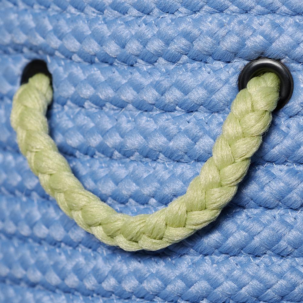 Colonial Mills Marissa Woven Hamp Set-2 - Blue 17"x17"x22" 19"x19"x15 ...