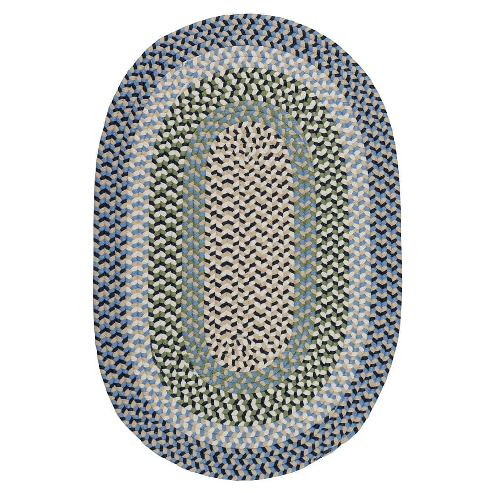 Colonial Mills New Age Farmhouse Lakeside Multicolor Reversible Oval ...