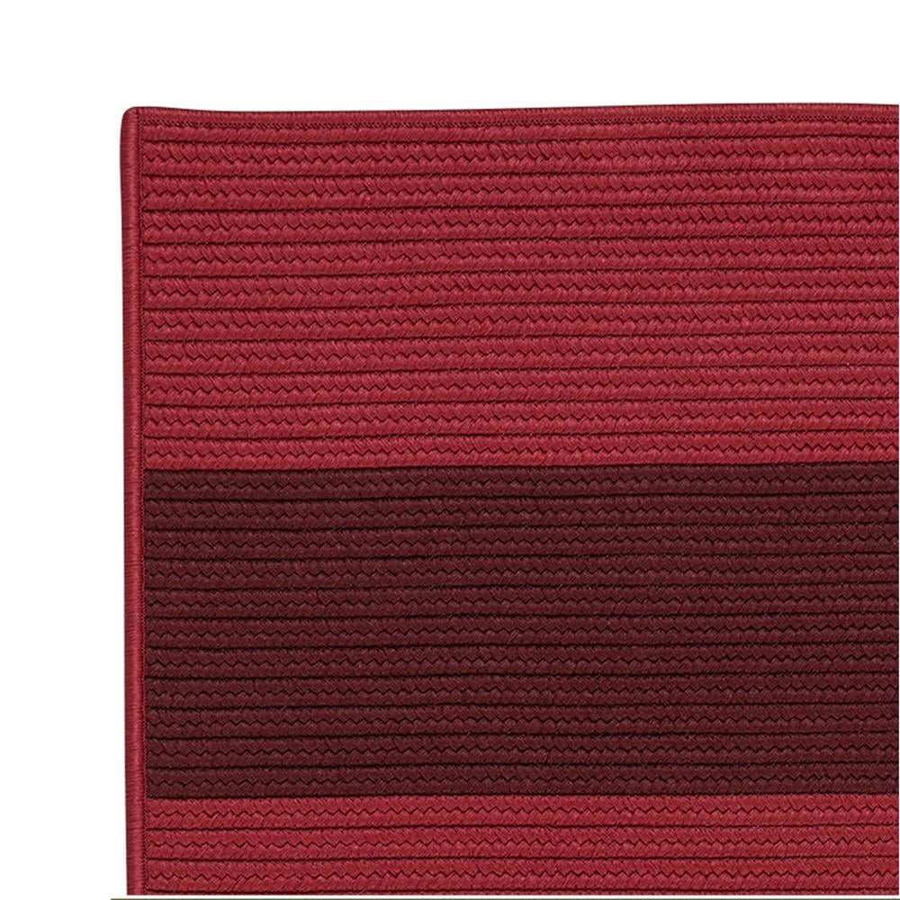 Colonial Mills Newport Textured Stripe - Reds 6'x9' - Walmart.com