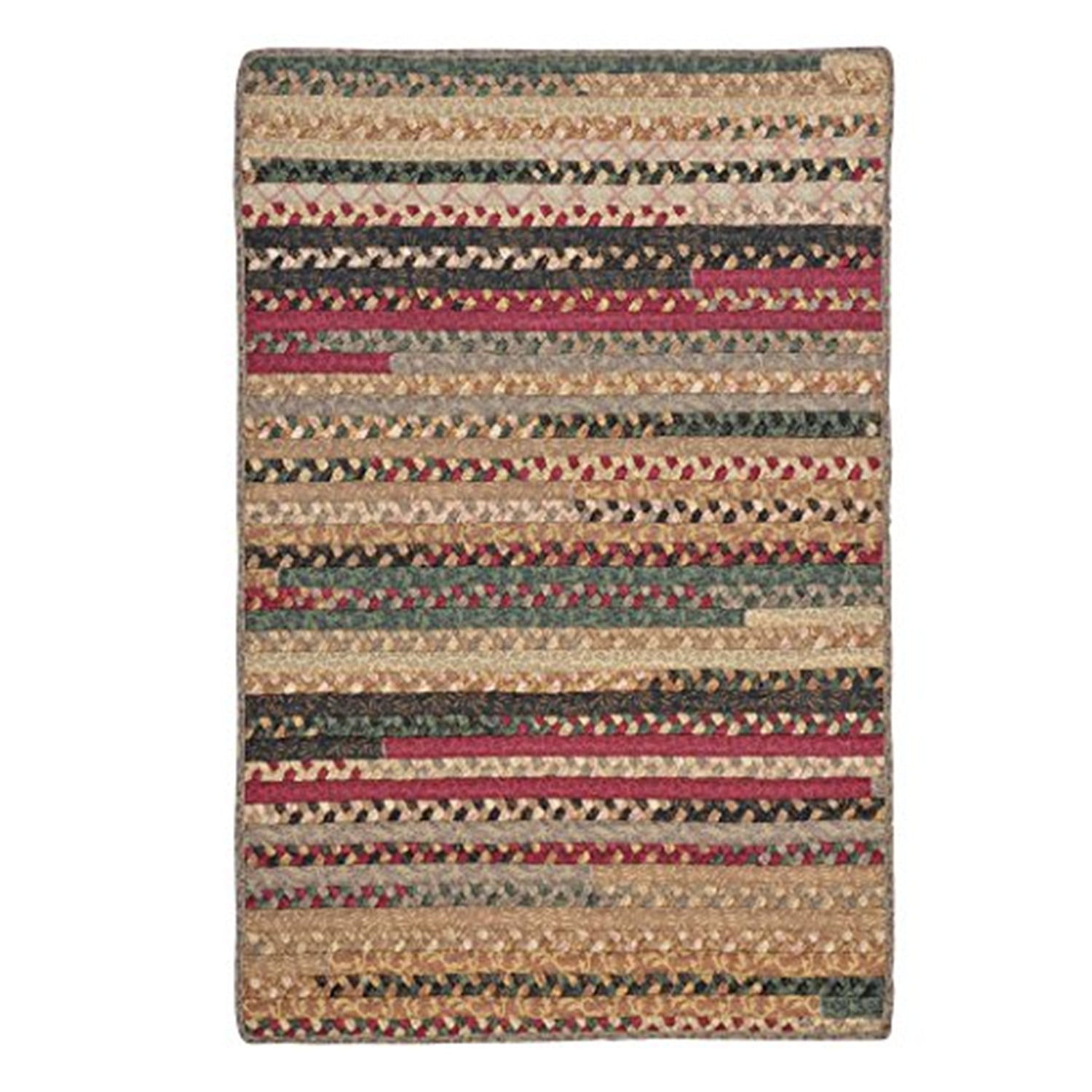 Colonial Mills Olivera Rectangle Braided Multi Area Rugs 2x4 - Walmart.com