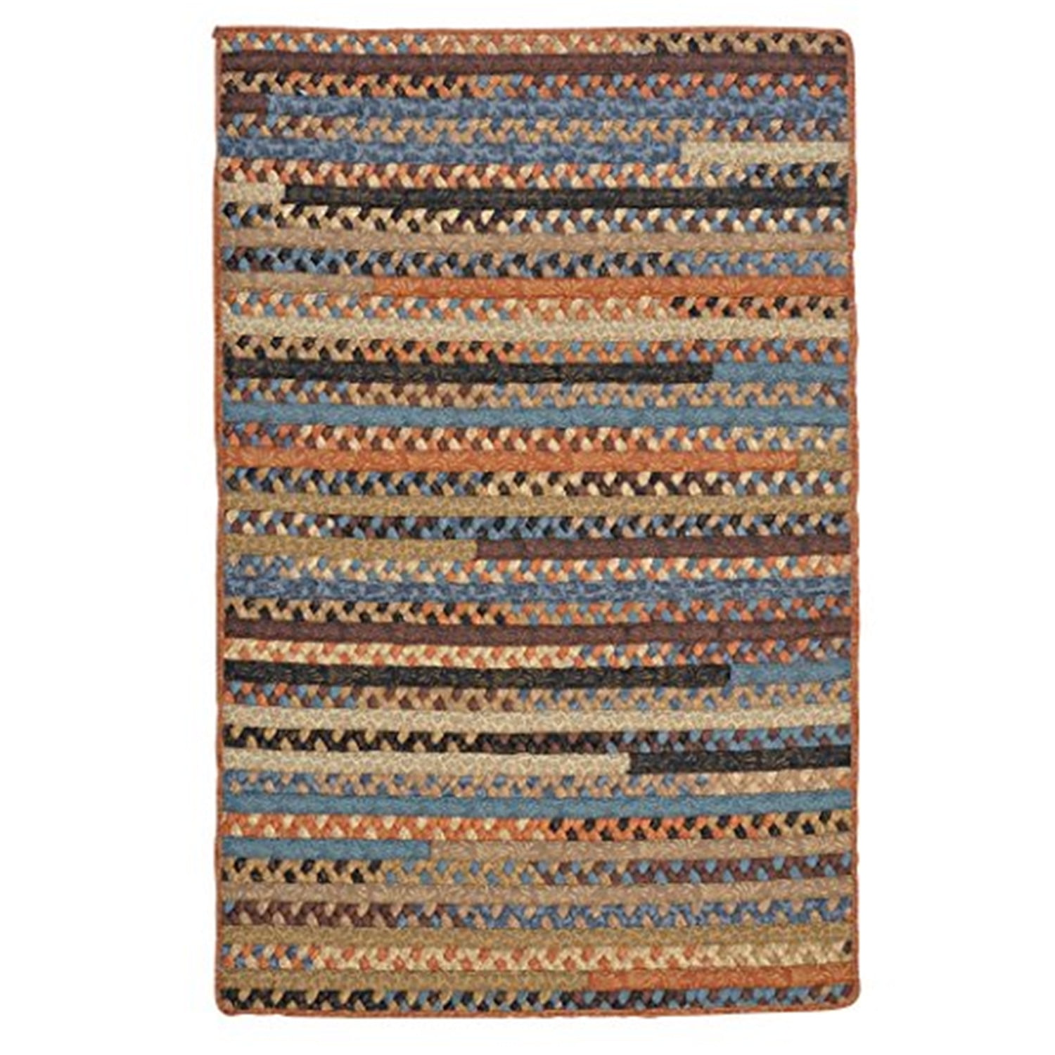 Colonial Mills Olivera Rectangle Braided Multi Area Rugs 8x8 - Walmart.com
