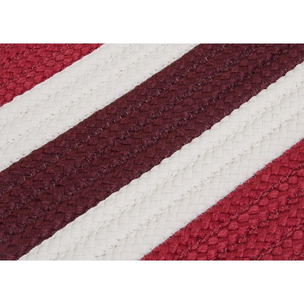 Colonial Mills Portico Braided Red Area Rug 14"x17" - Walmart.com