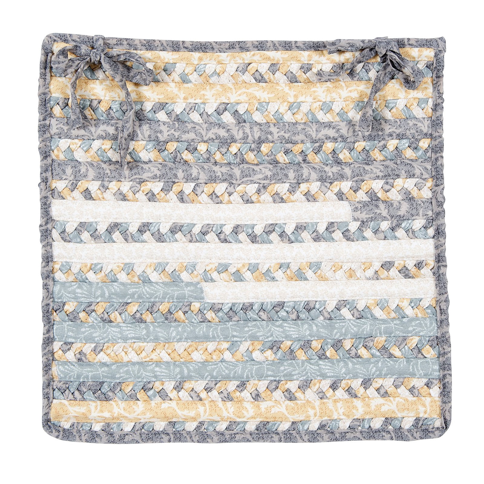 Print Party - Shaded Yellow Chair Pad (set 4) - Walmart.com