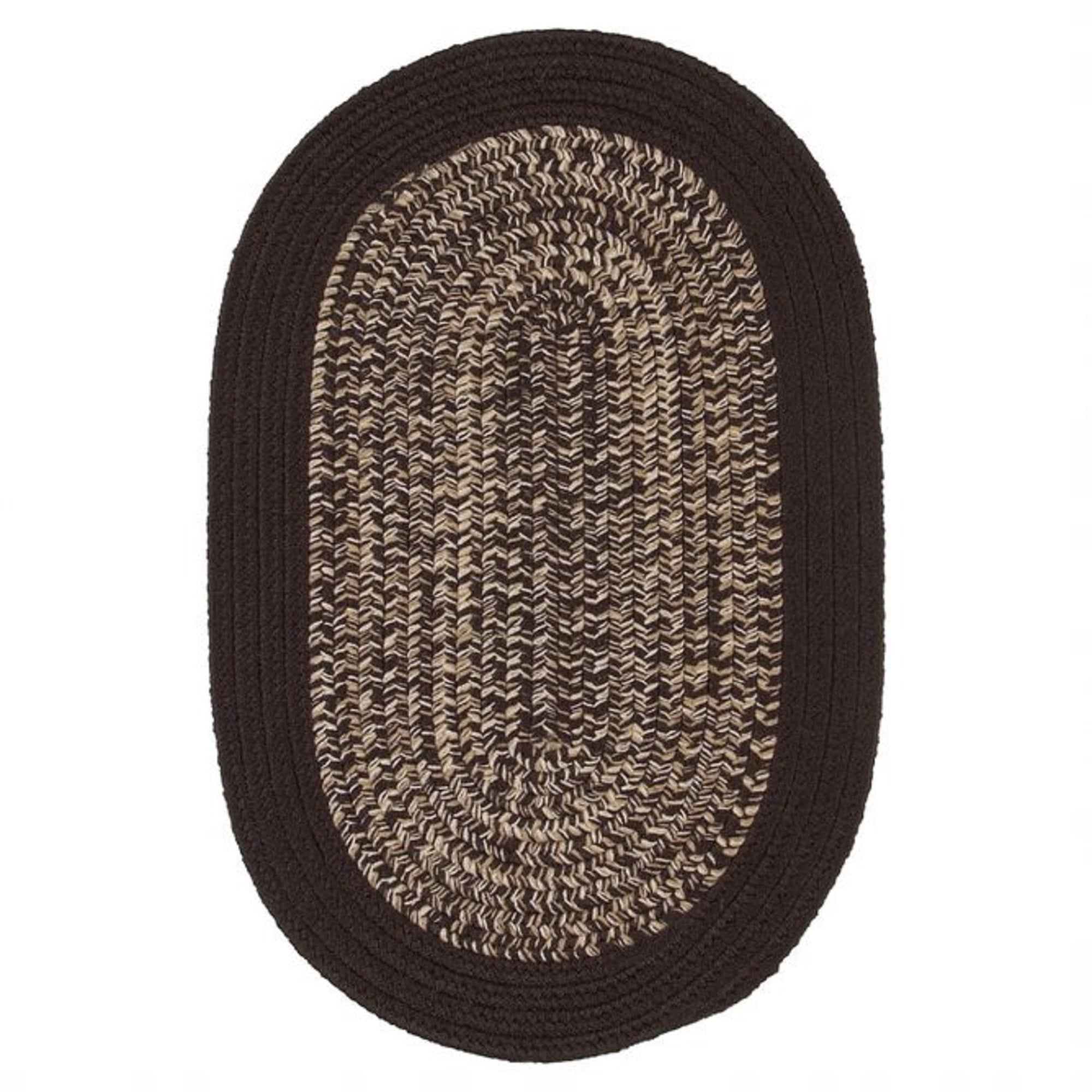 Colonial Mills Puritan Polyproplyene Indoor Outdoor Braided Rug Brown ...