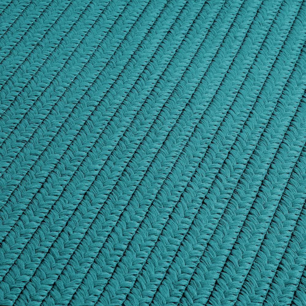 Colonial Mills Reversible Flat Braid Rect Runner Aqua 2 4 x6