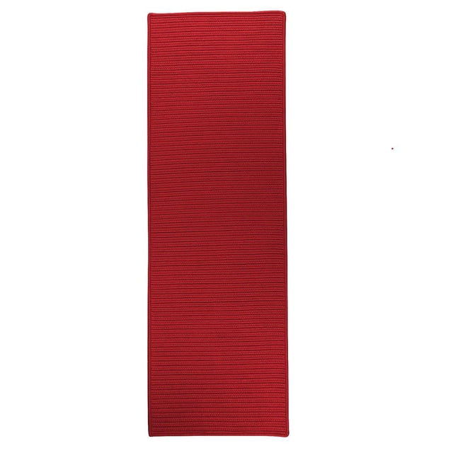 Colonial Mills Reversible Flat-Braid (Rect) Runner - Red 2'4"x8 ...