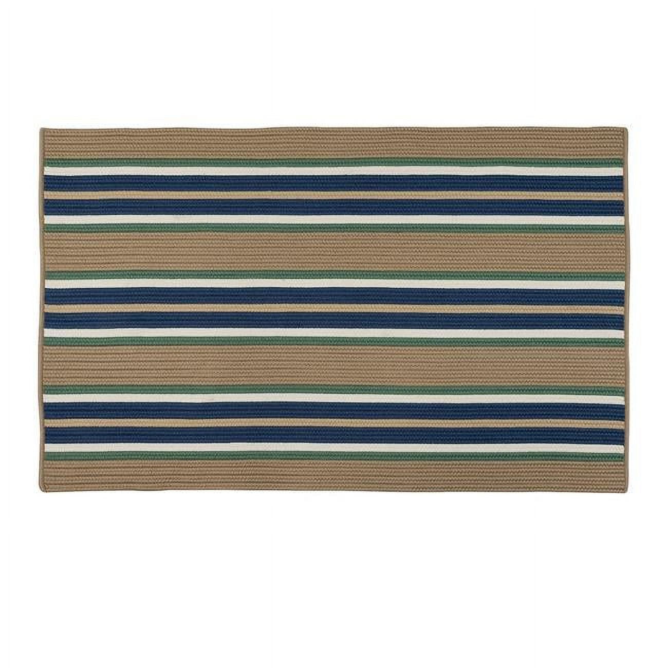 Colonial Mills Rug 10 x 13 ft. Mesa Stripe Braided Rug Taupe Isle ...