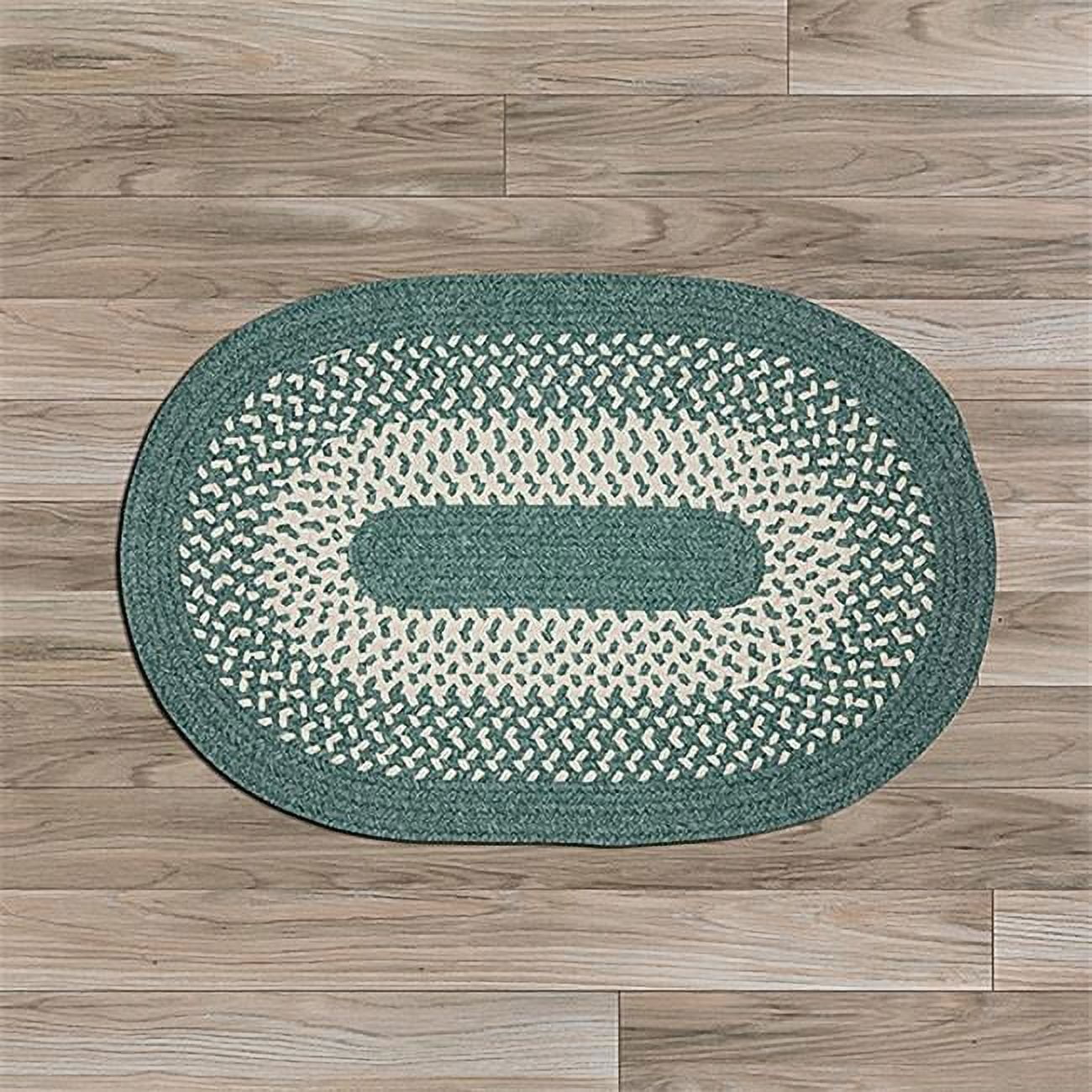 Colonial Mills Rug 2 x 8 ft. Jackson Braided Rug Teal - Walmart.com