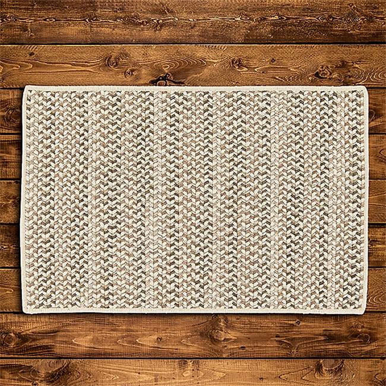 Colonial Mills Rug 5 x 8 ft. Chapman Wool Braided Rug Natural - Walmart.com