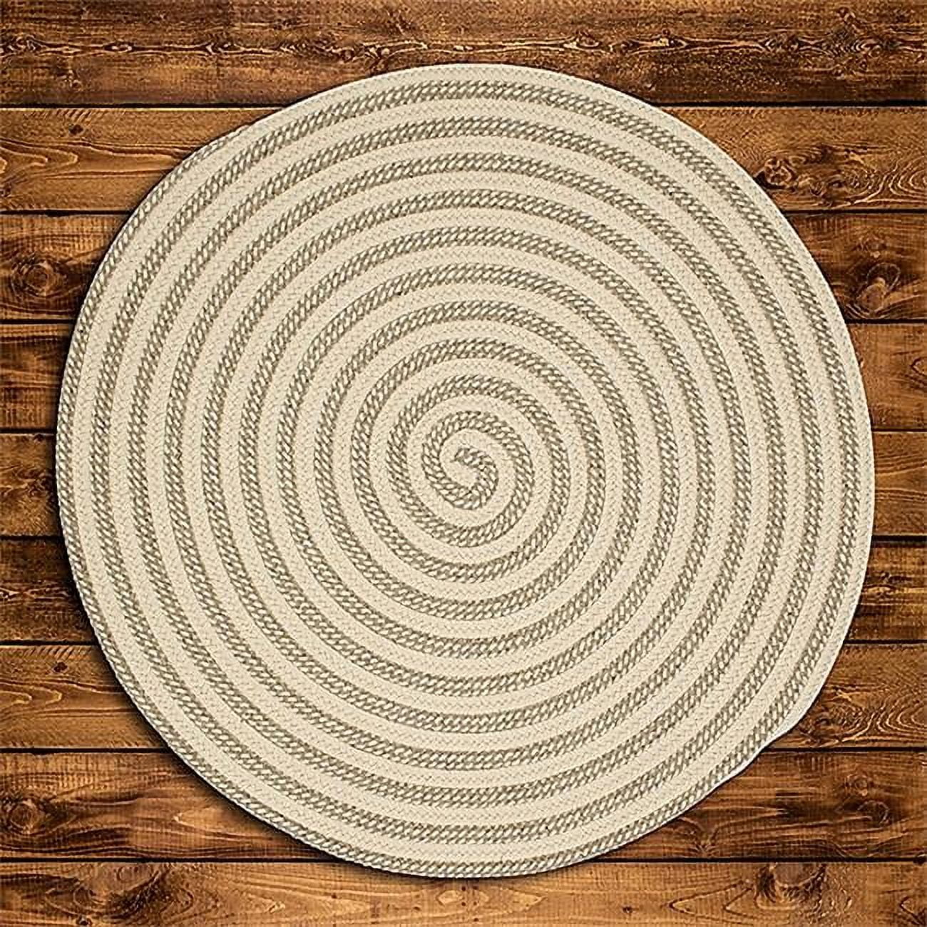 Colonial Mills Rug 7 x 7 ft. Woodland All-Natural Round Braided Rug ...