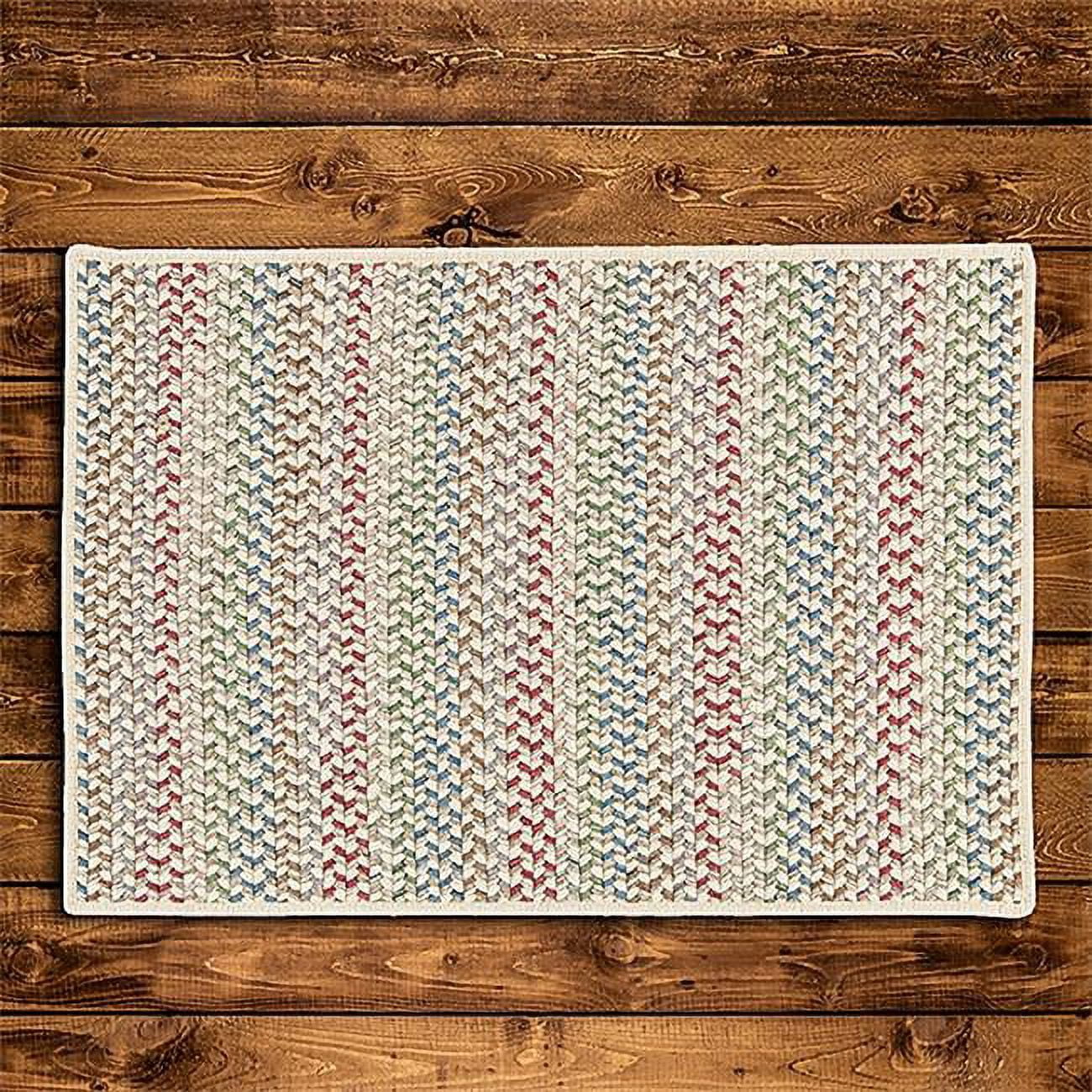 Colonial Mills Rug 8 x 8 ft. Chapman Wool Square Braided Rug Spring Mix ...