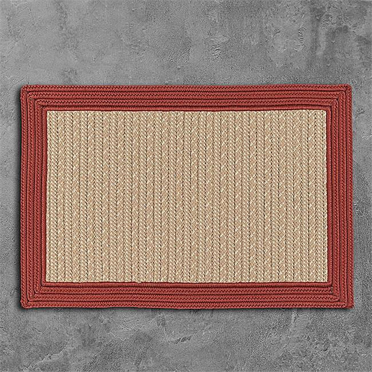 Colonial Mills Rug Bayswater Braided Rug - Brick - 6 x 9 ft. - Walmart.com