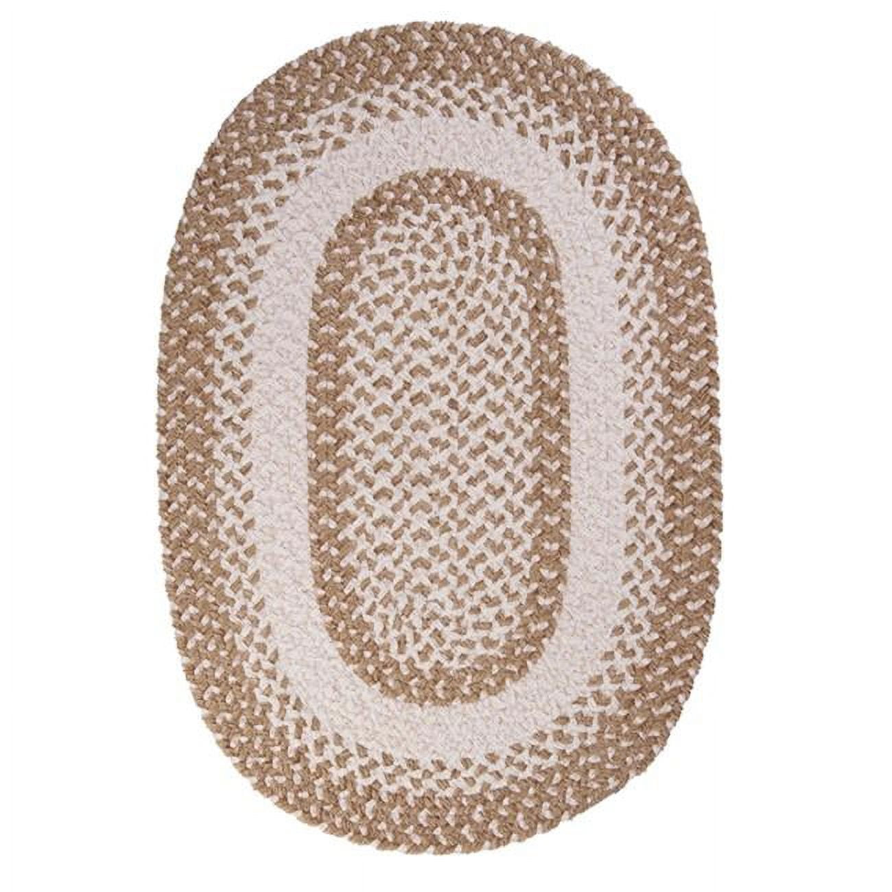 Colonial Mills Rug Blokburst Natural Wonder 4 in. Round Braided Rug ...