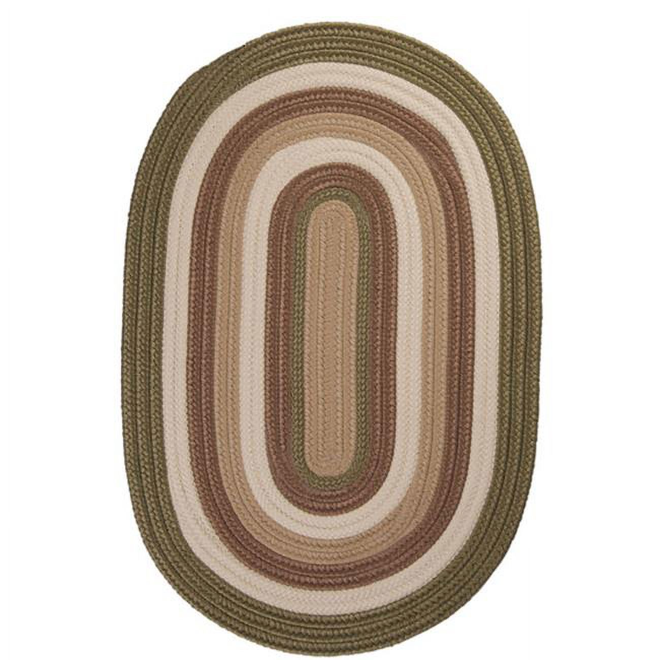 Colonial Mills Rug Brooklyn Braided Rug - Moss - 6 in. round - Walmart.com