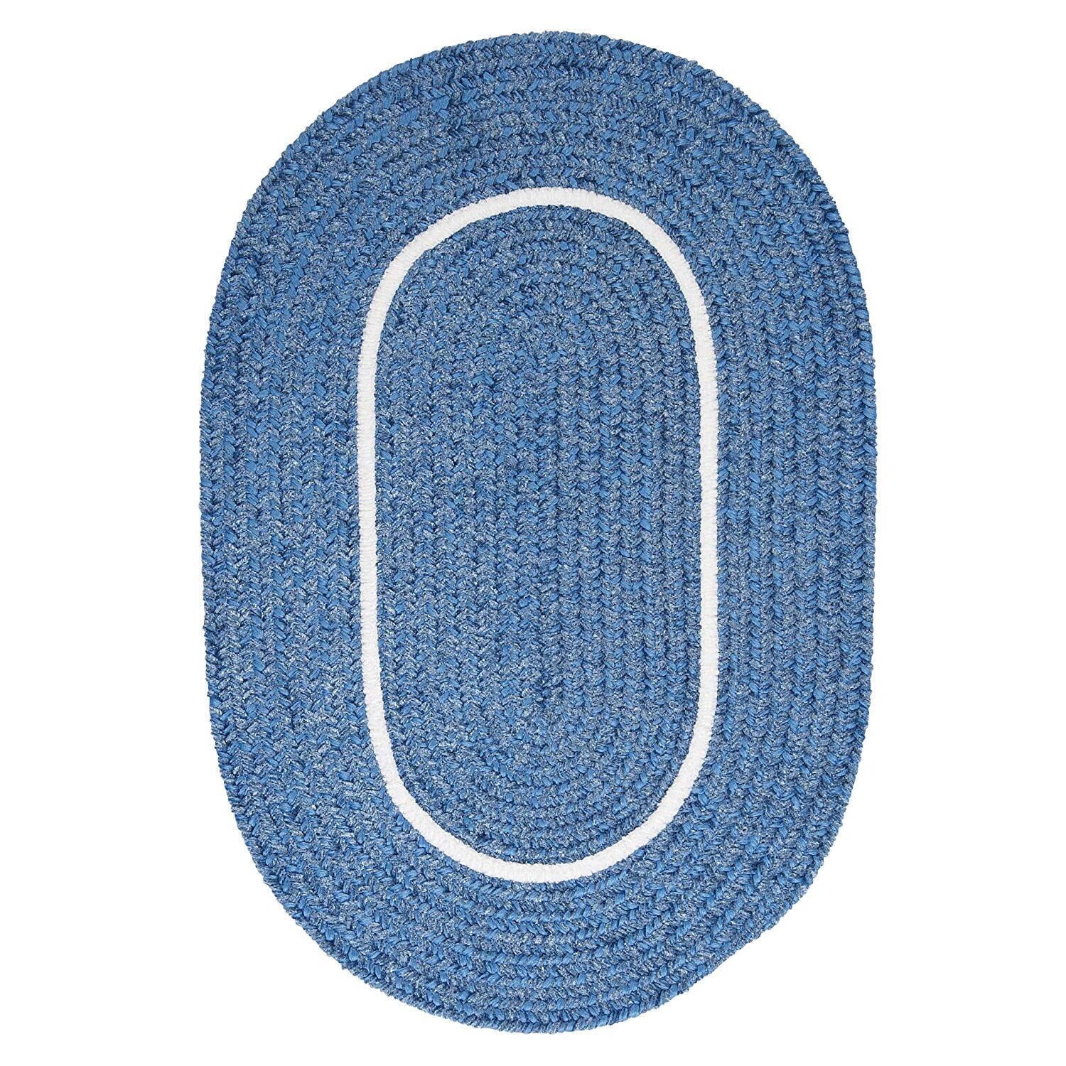 Colonial Mills Rug SL05R120X120 Silhouette - Blue Ice 10 ft. round ...