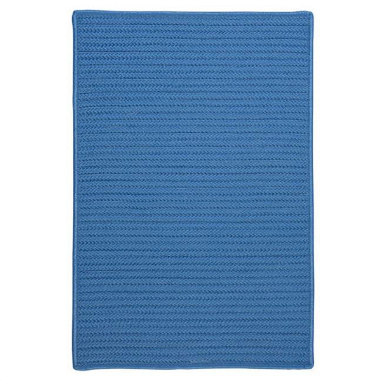 Colonial Mills Rug Simply Home Solid - Blue Ice 8 ft. square Braided ...