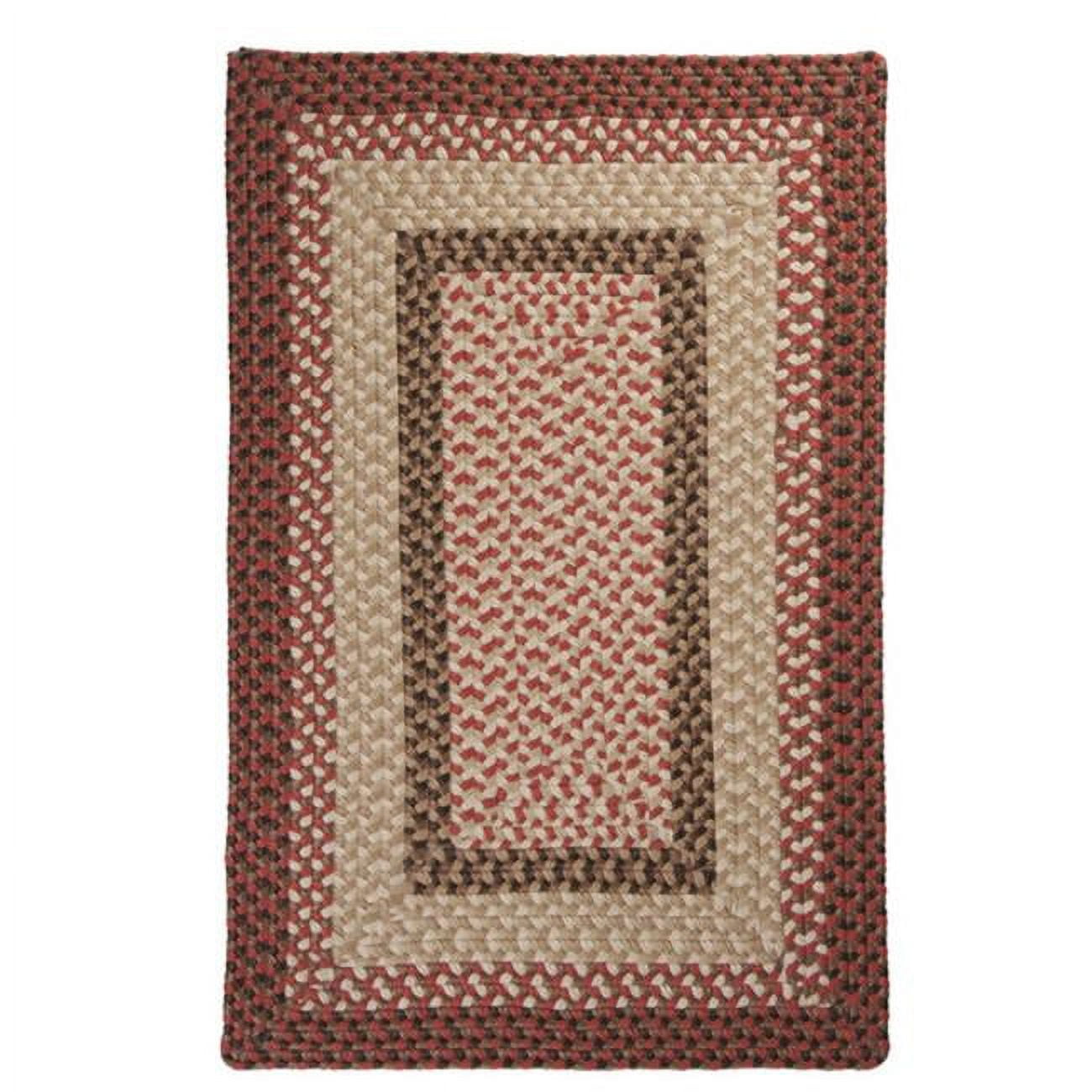 Colonial Mills Rug Tiburon Braided Rug - Rusted Rose - 4 in. square ...