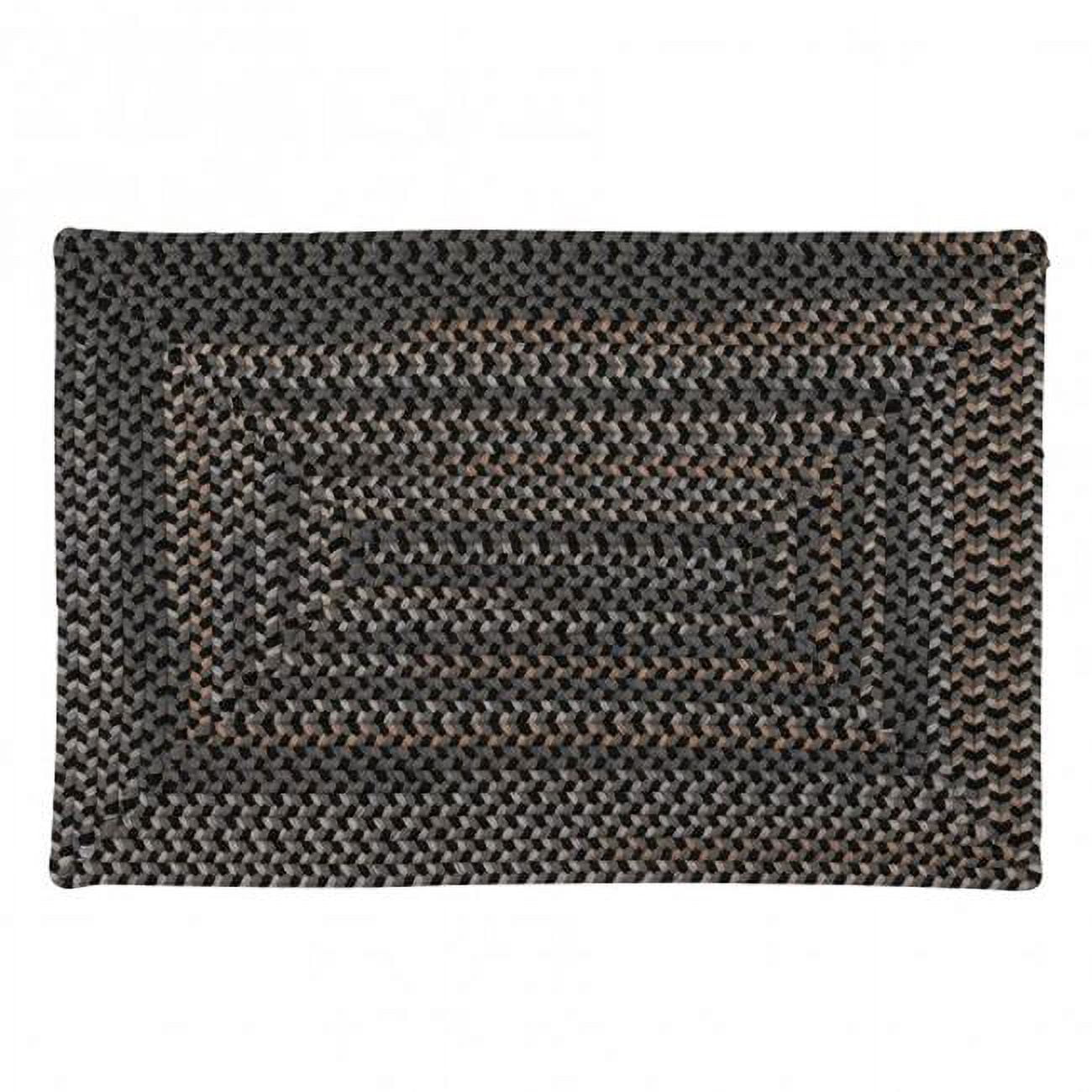 PT88R096X120R Pinto - Black 8x10 Rug, 70% Polypropylene/30% Wool ...